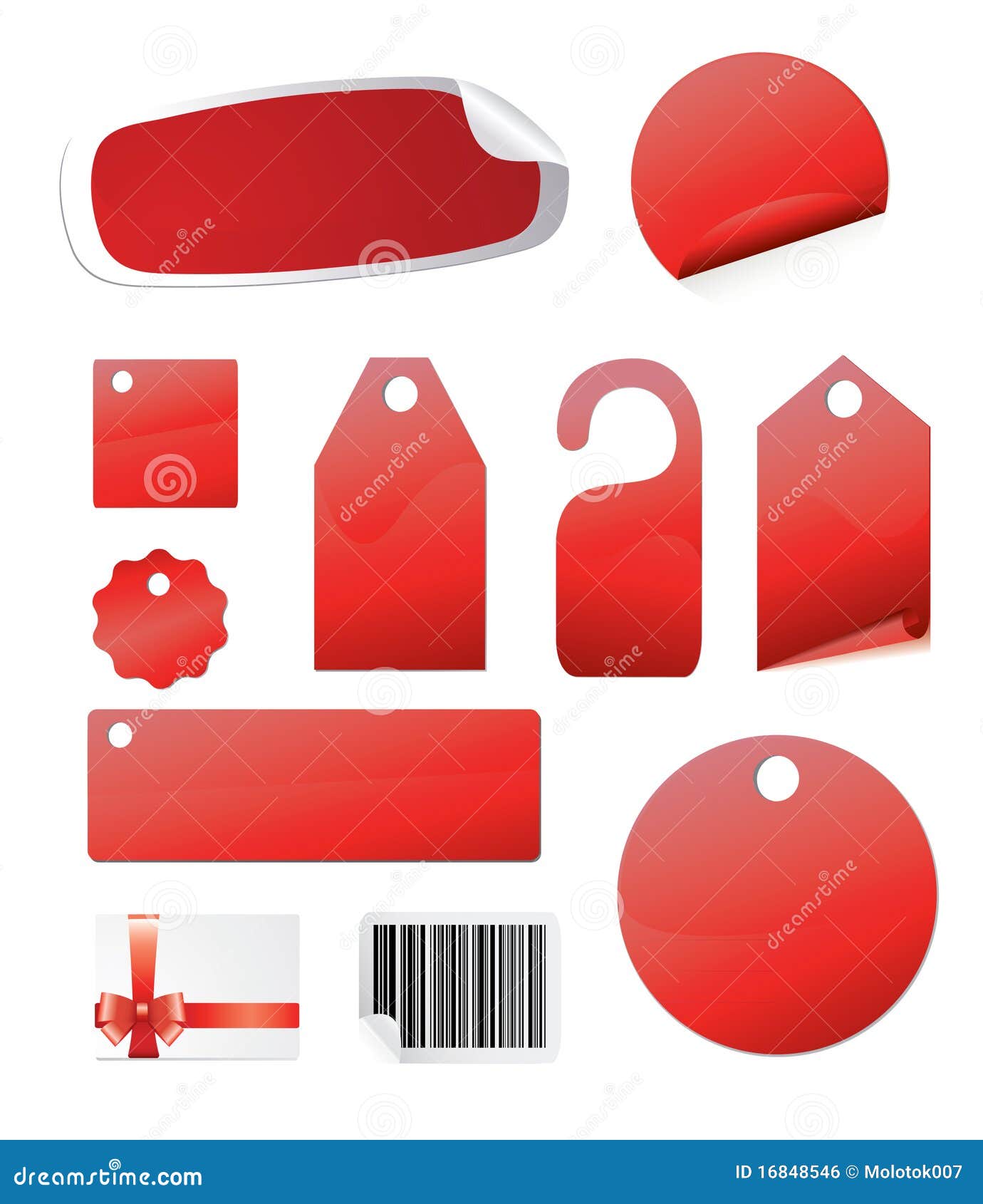 Glossy stickers and tags stock vector. Illustration of buttons - 16848546