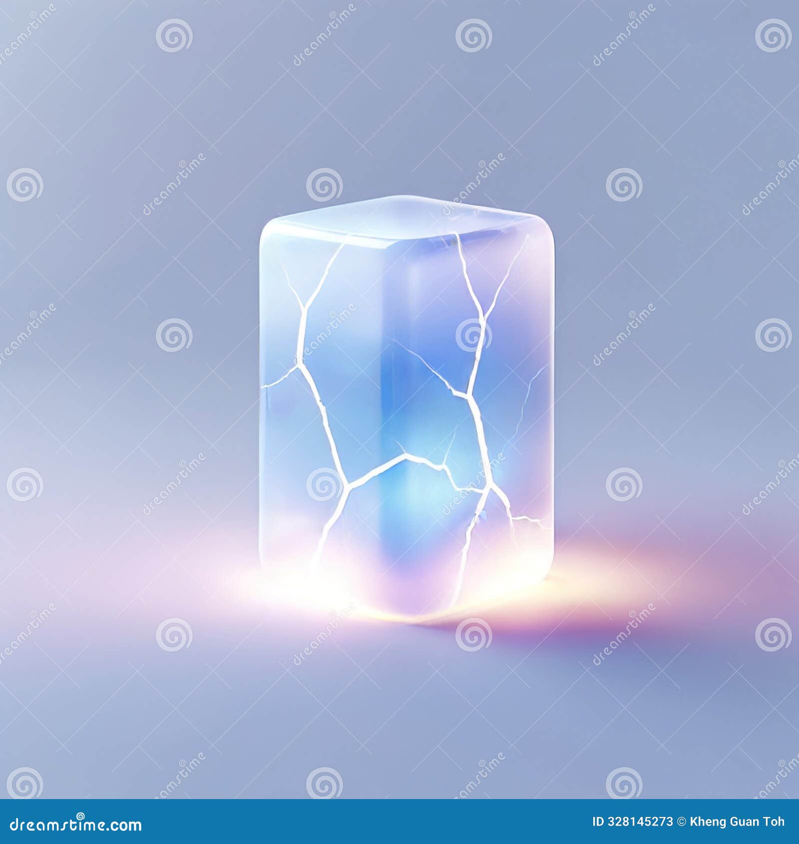 Glossy Stylized Glass Icon of Lightning Bolt Stock Illustration ...