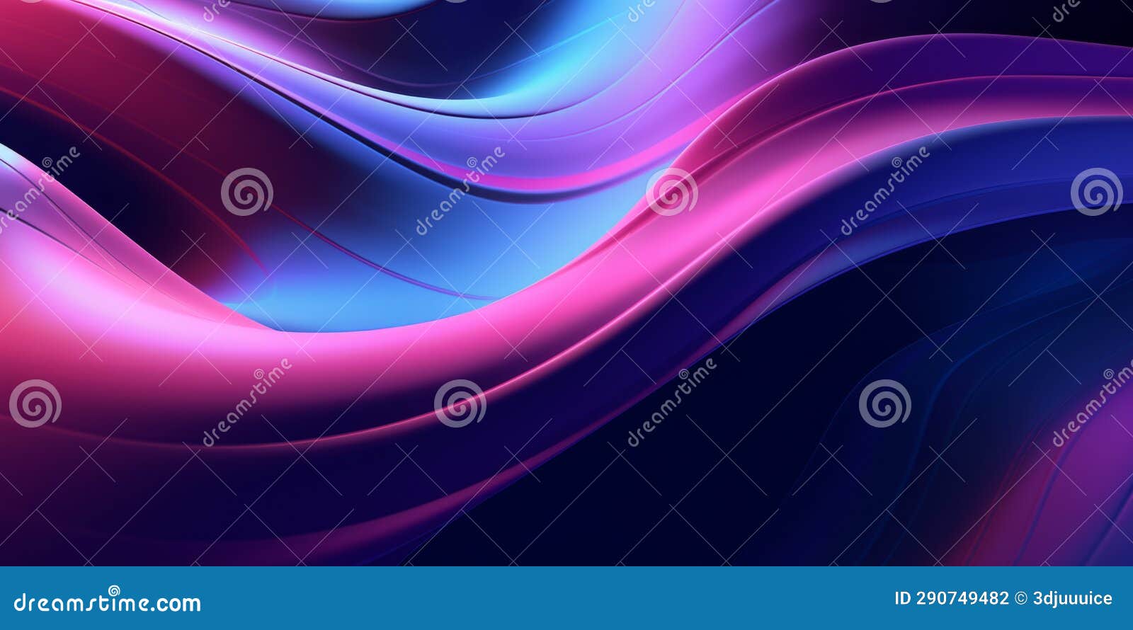 Glossy Surface Creative Abstract Wavy Texture. Stock Illustration ...