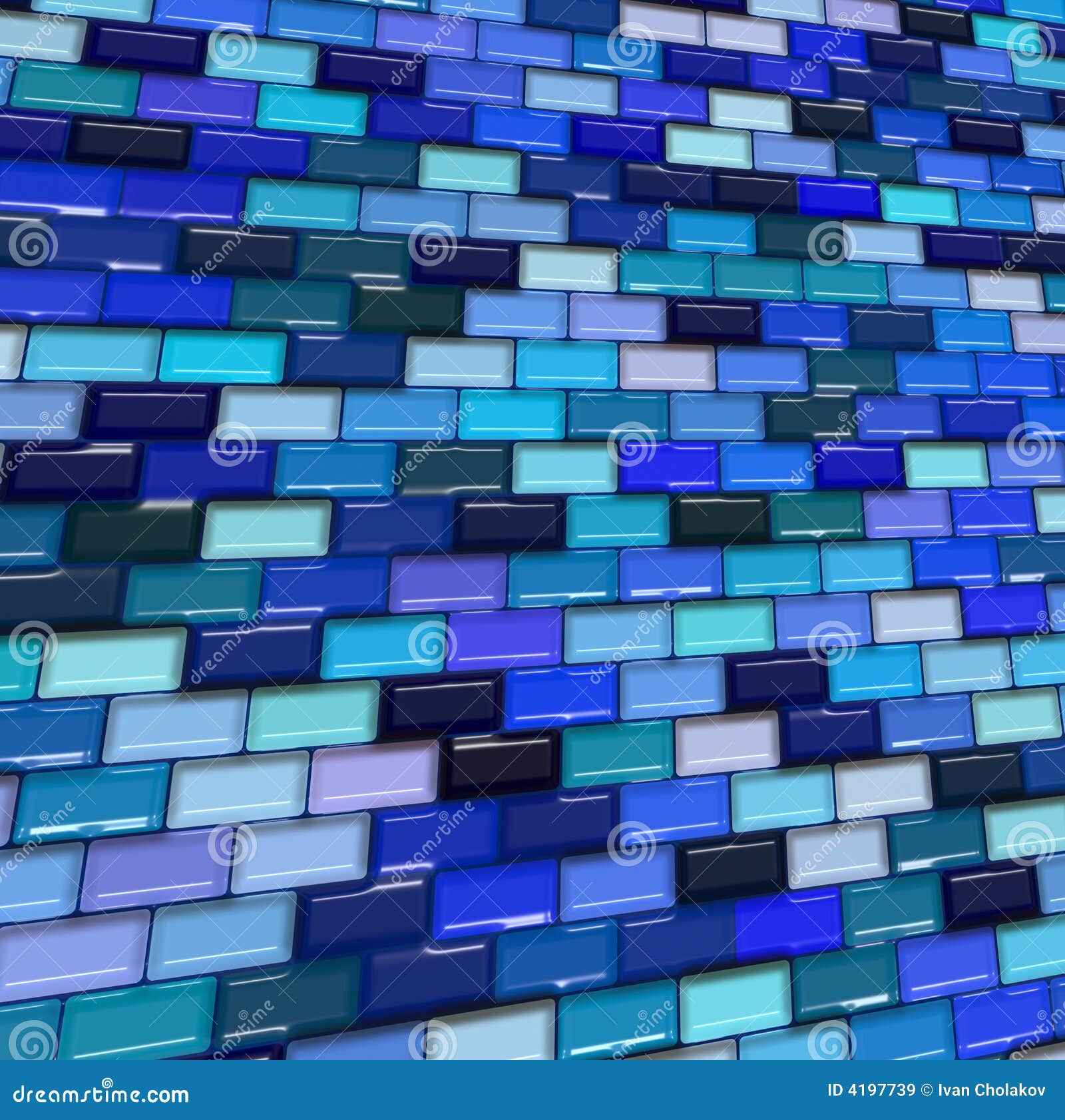 Glossy tile pattern stock illustration. Illustration of wallpaper - 4197739