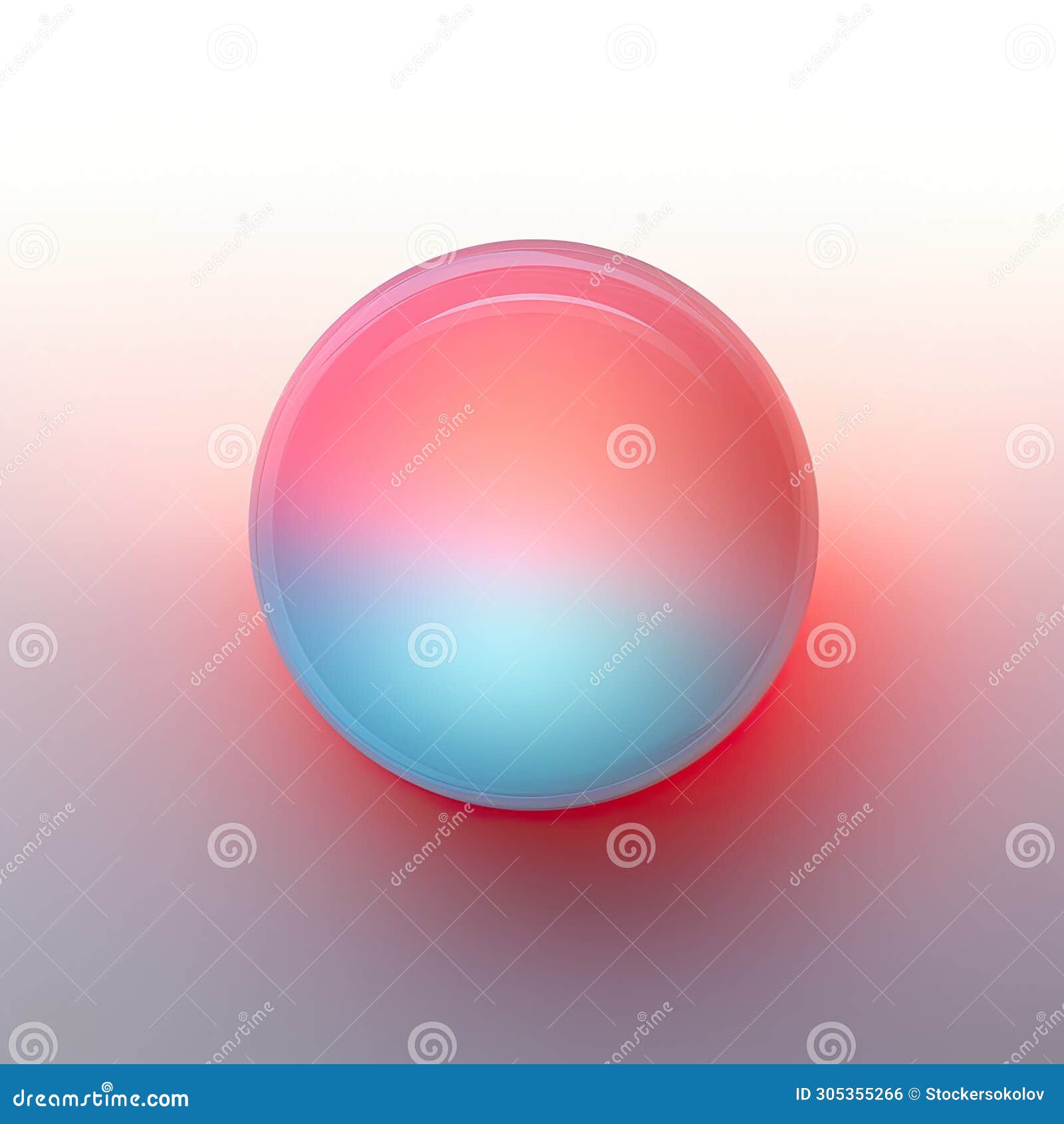 Vibrant Abstract Spherical Gradient Design Stock Illustration ...