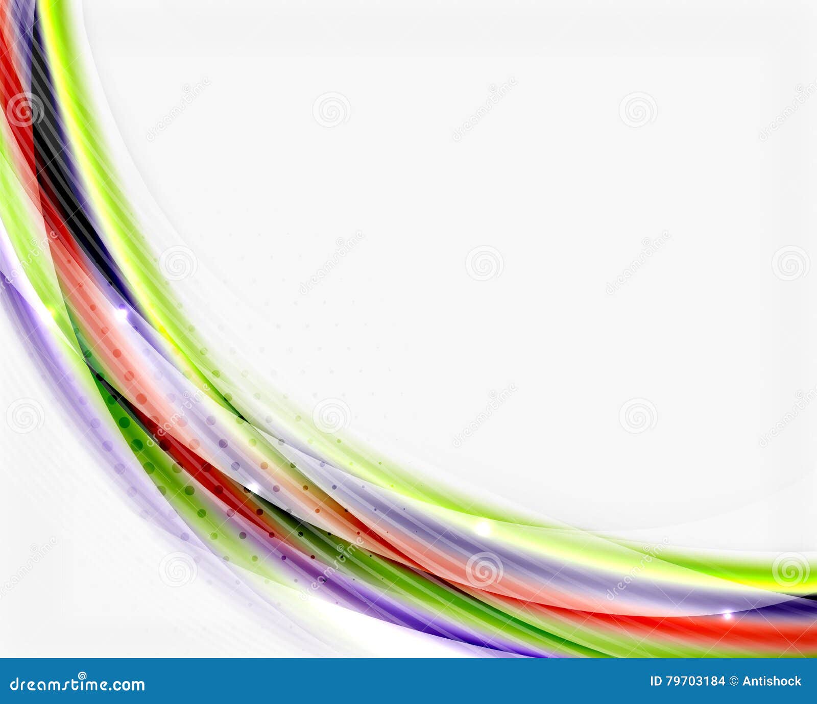 Glossy Translucent Wave Vector Template Stock Vector - Illustration of ...