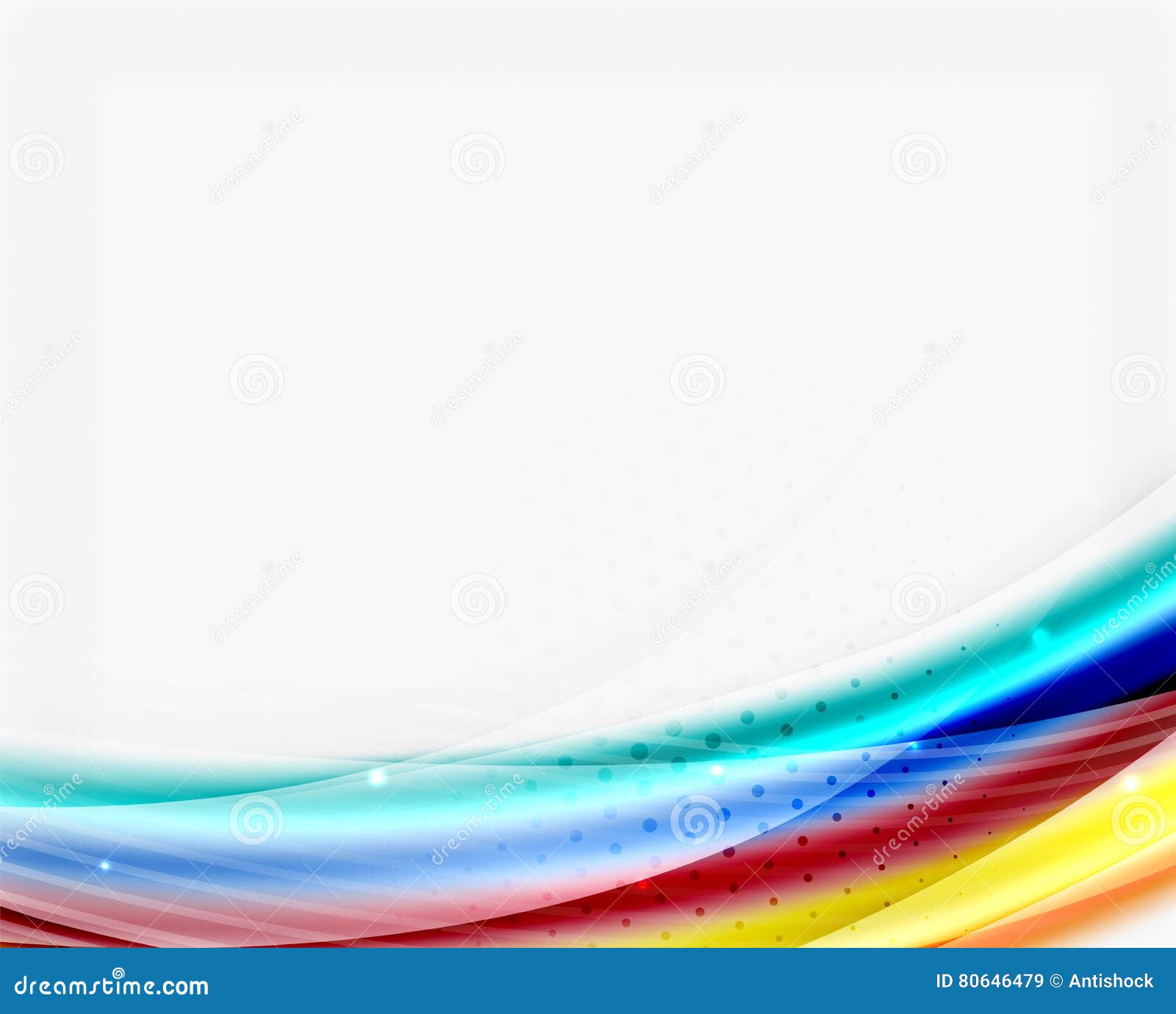Glossy Translucent Wave Vector Template Stock Vector - Illustration of ...