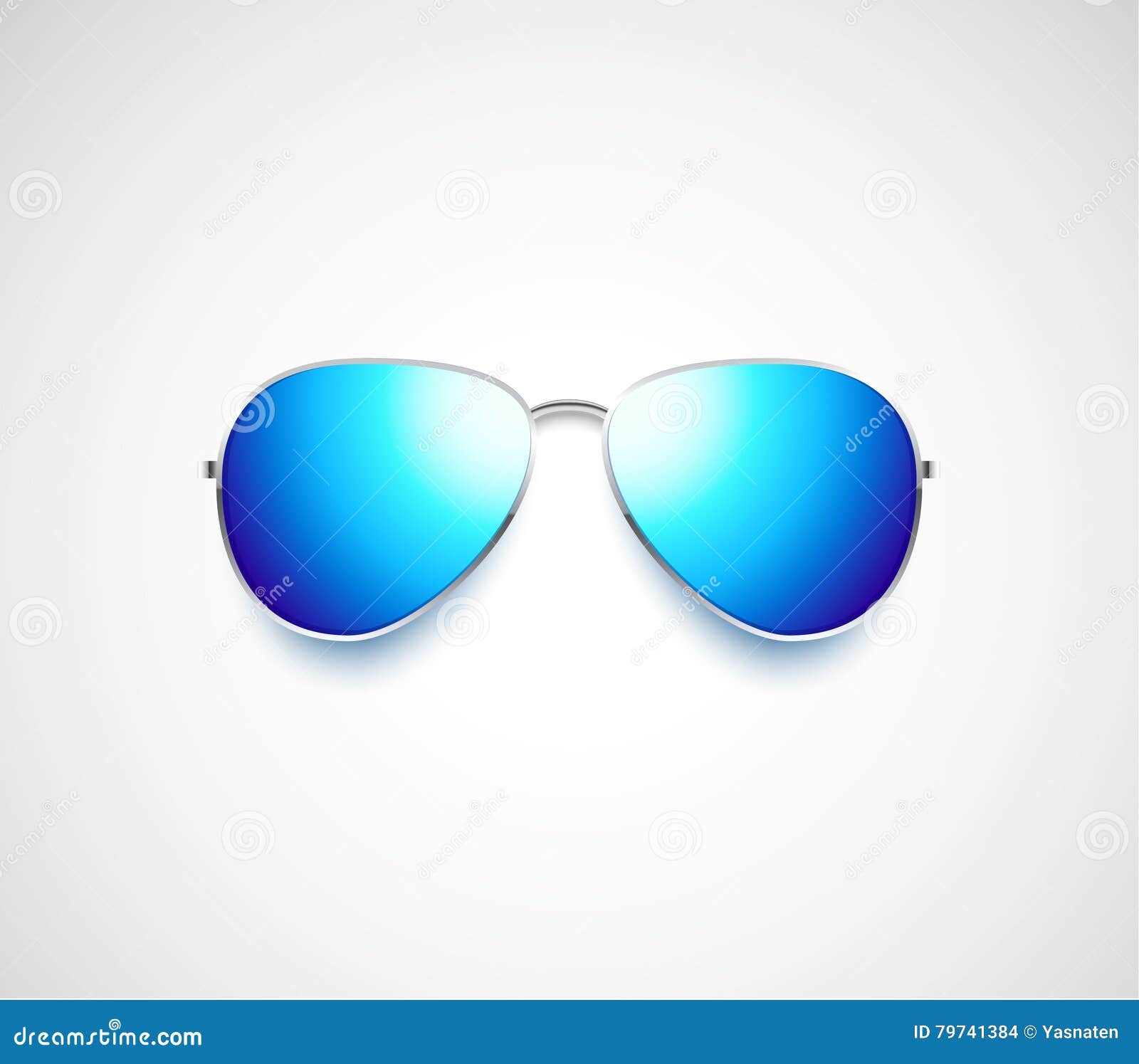 Vector Aviator Sunglasses Icon | CartoonDealer.com #79740370