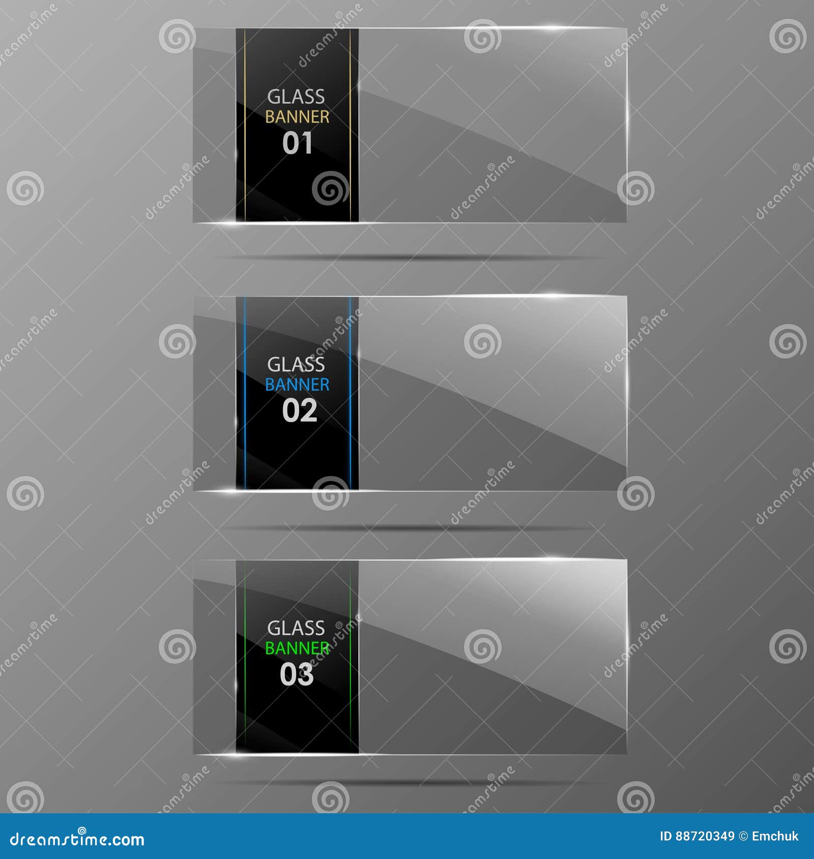 Glossy vector banners stock vector. Illustration of backdrop - 88720349