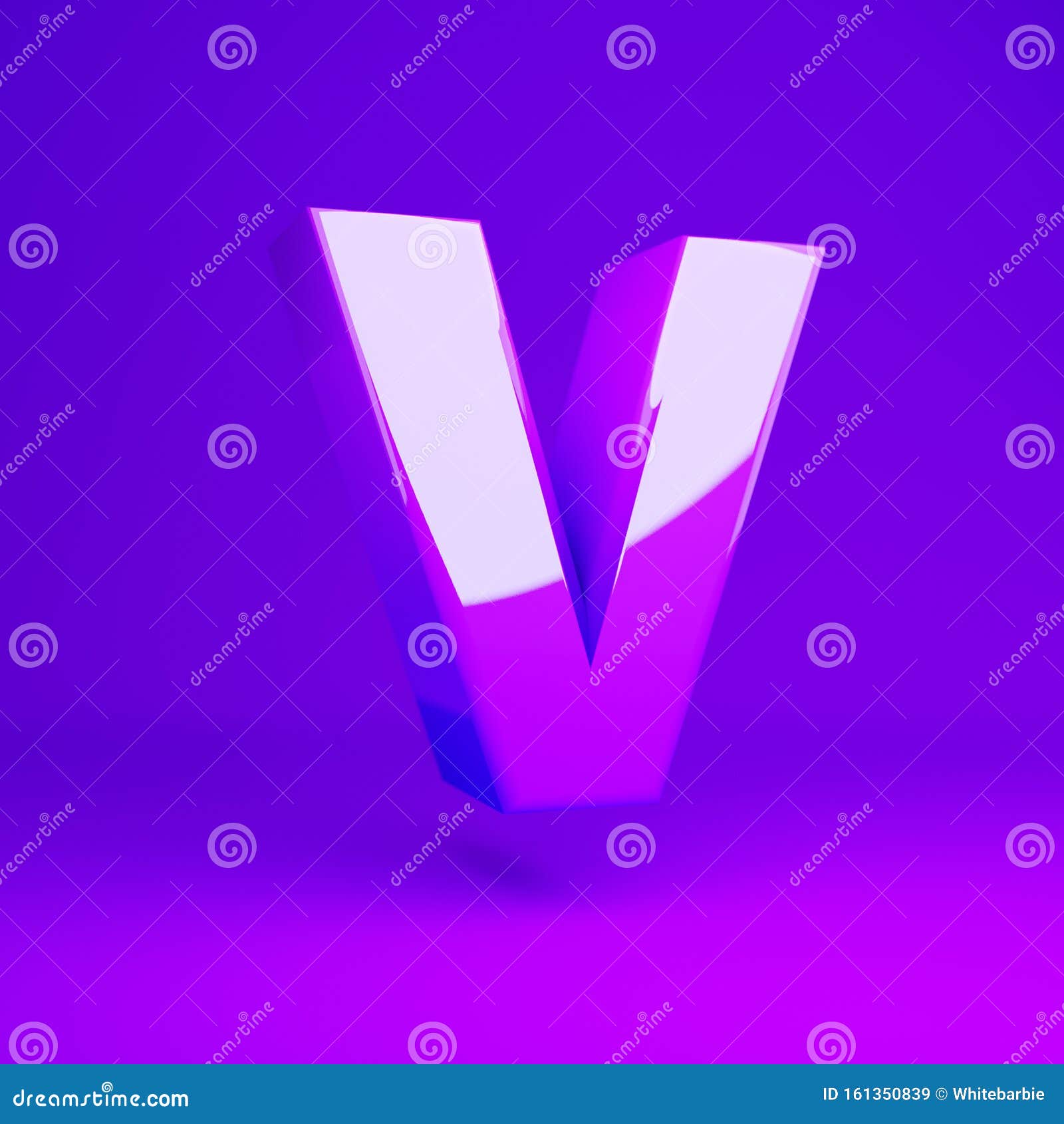 Violet Letter Set Vector Illustration | CartoonDealer.com #10154406