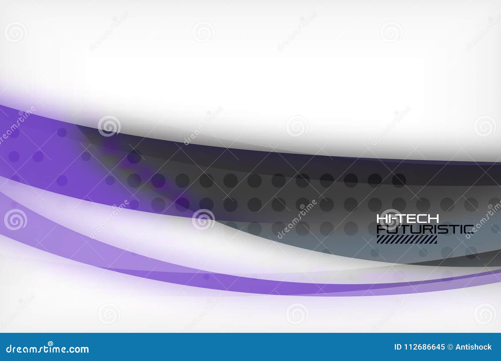 Glossy Wave Vector Background Stock Vector - Illustration of futuristic ...