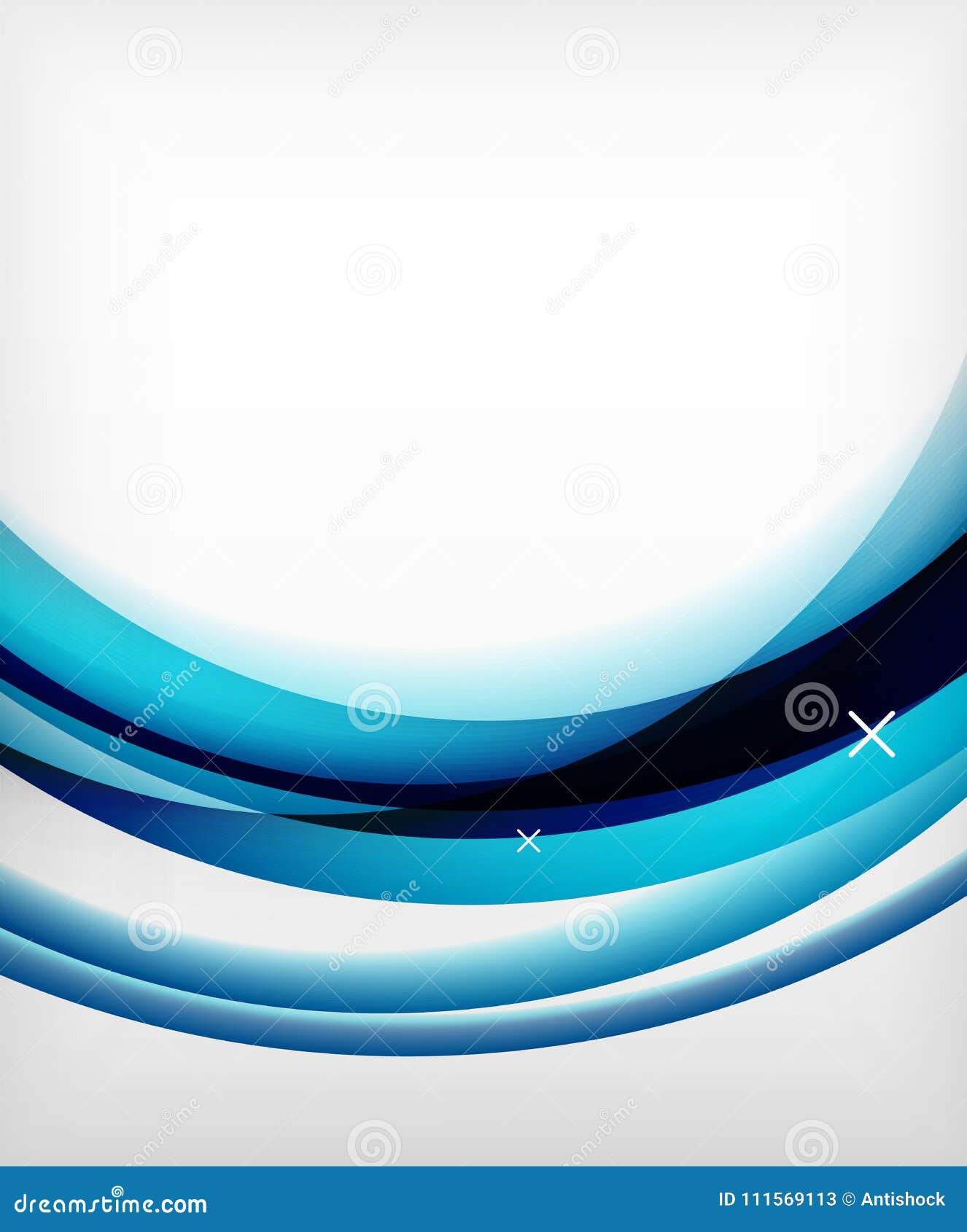 Glossy Wave Vector Background with Light and Shadow Effects, White ...