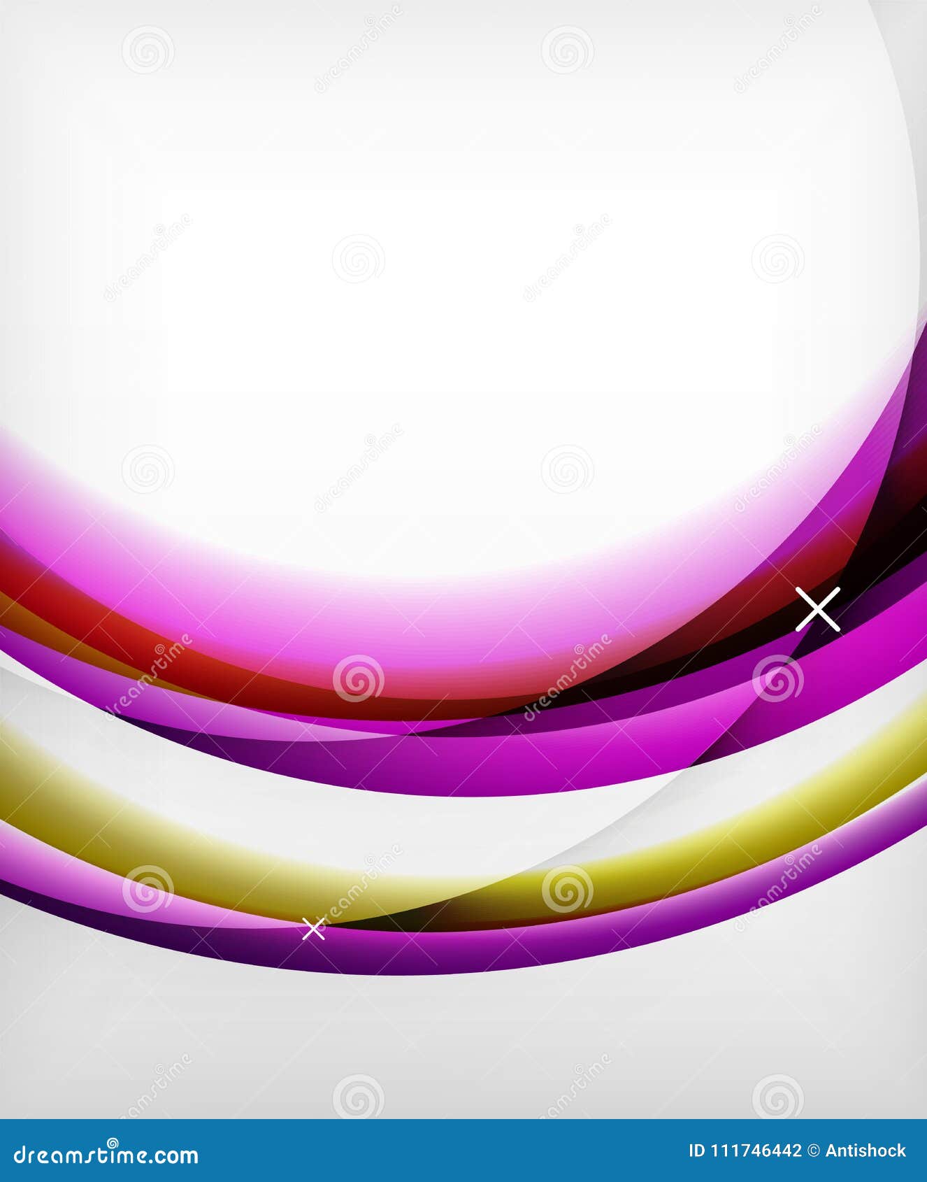 Glossy Wave Vector Background with Light and Shadow Effects, White ...