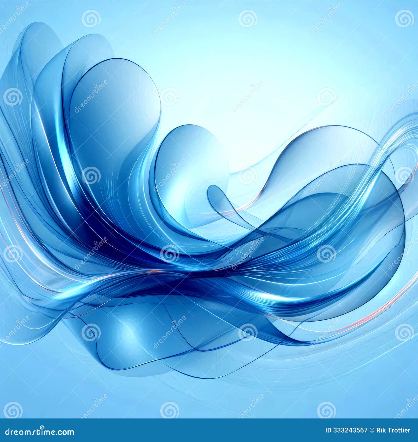 Abstract Blue Glossy Report or Presentation Background Stock ...
