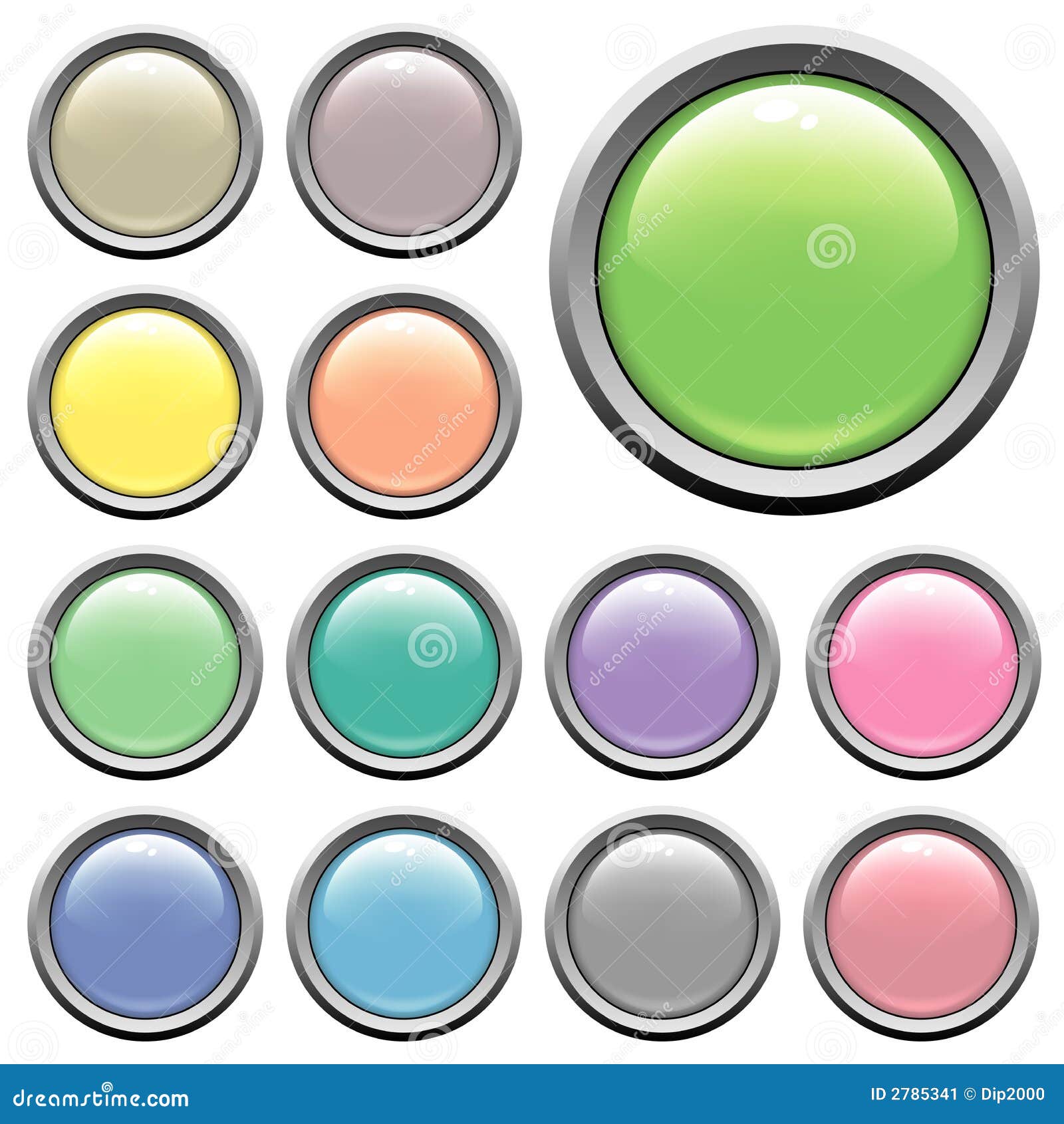 Glossy web buttons stock vector. Illustration of icon - 2785341