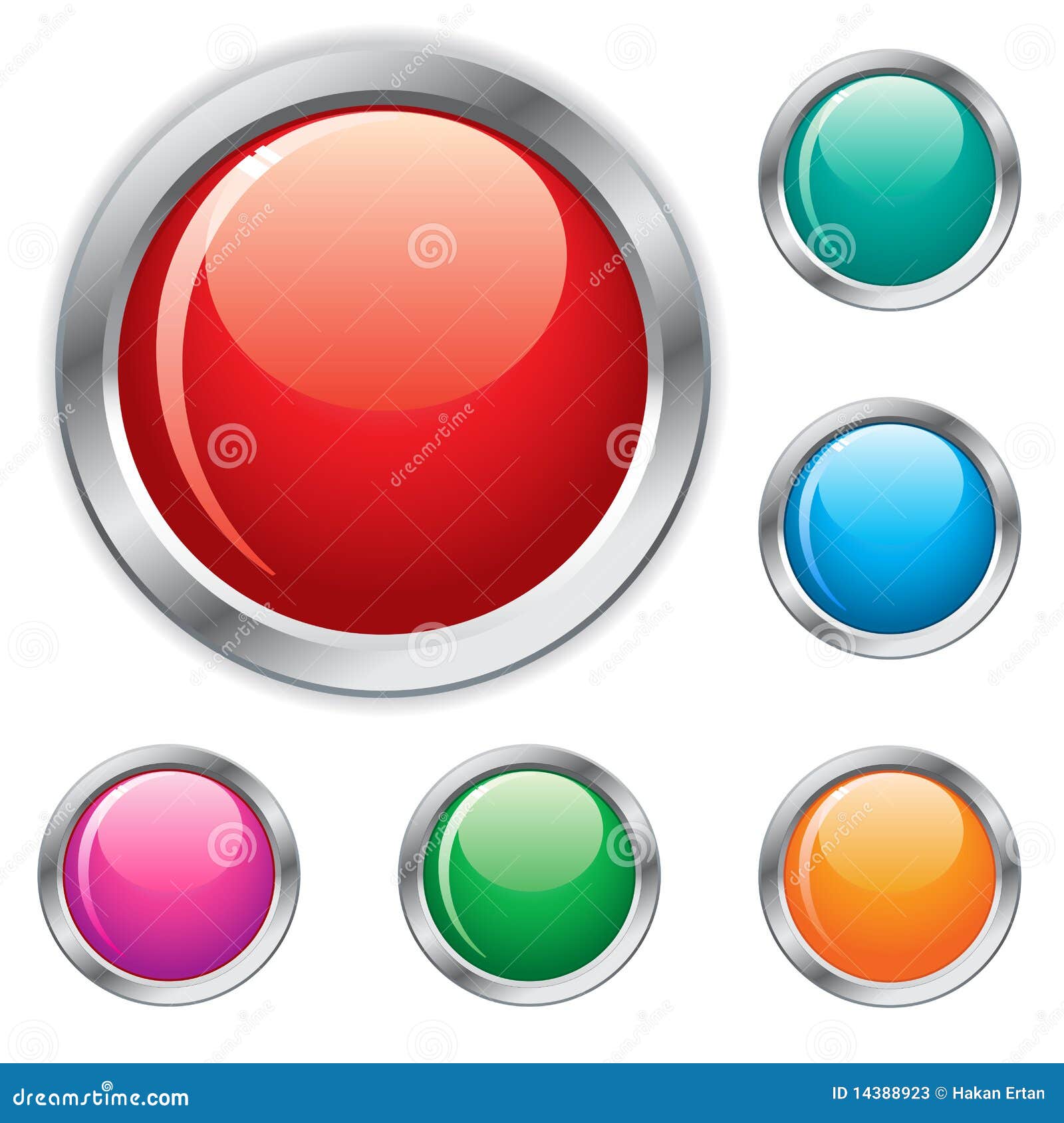 Glossy website buttons stock vector. Illustration of button - 14388923