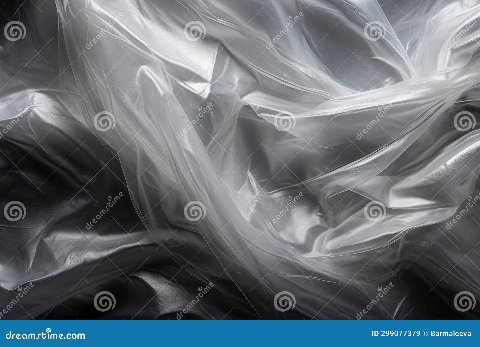 Glossy Wrinkled Plastic Wrap Texture. Generative AI Stock Image - Image ...