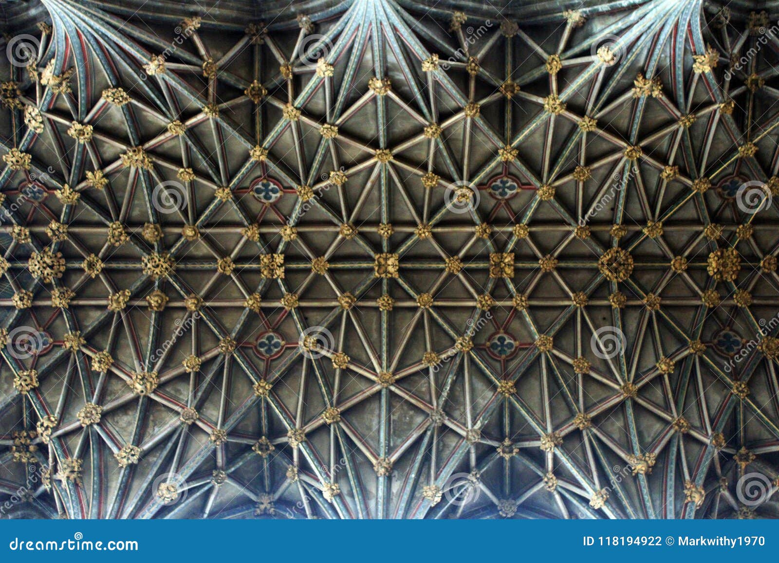 Gloucester Cathedral Ceiling Architecture Geometry Stock Photo - Image ...