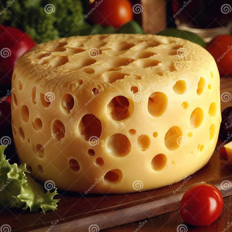 Gloucester Cheese on Vintage Table,cheese-rolling Event.Generative AI ...