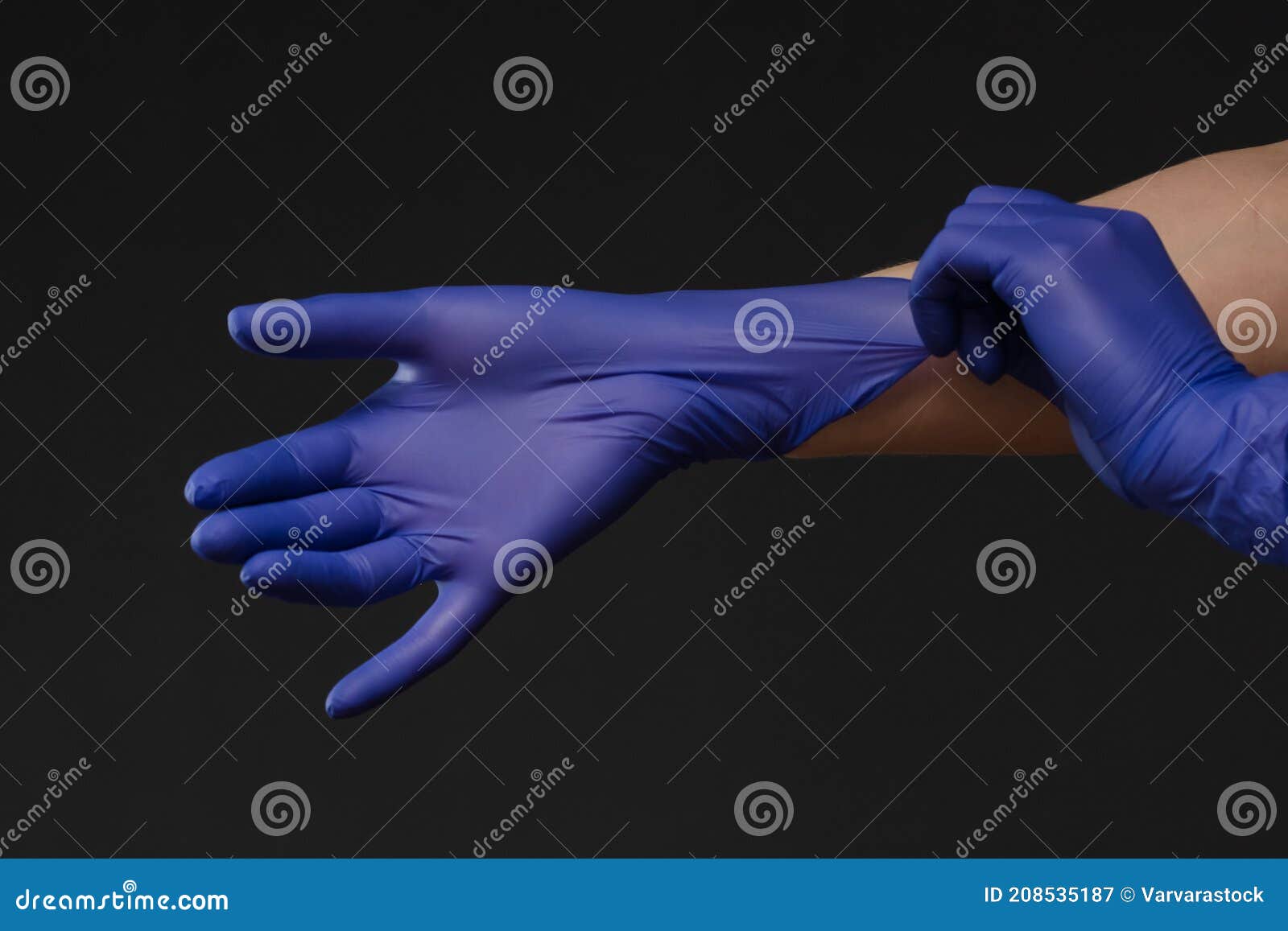 Glove Medical Sterile Surgeon Nurse Health Hand The Doctor Puts On
