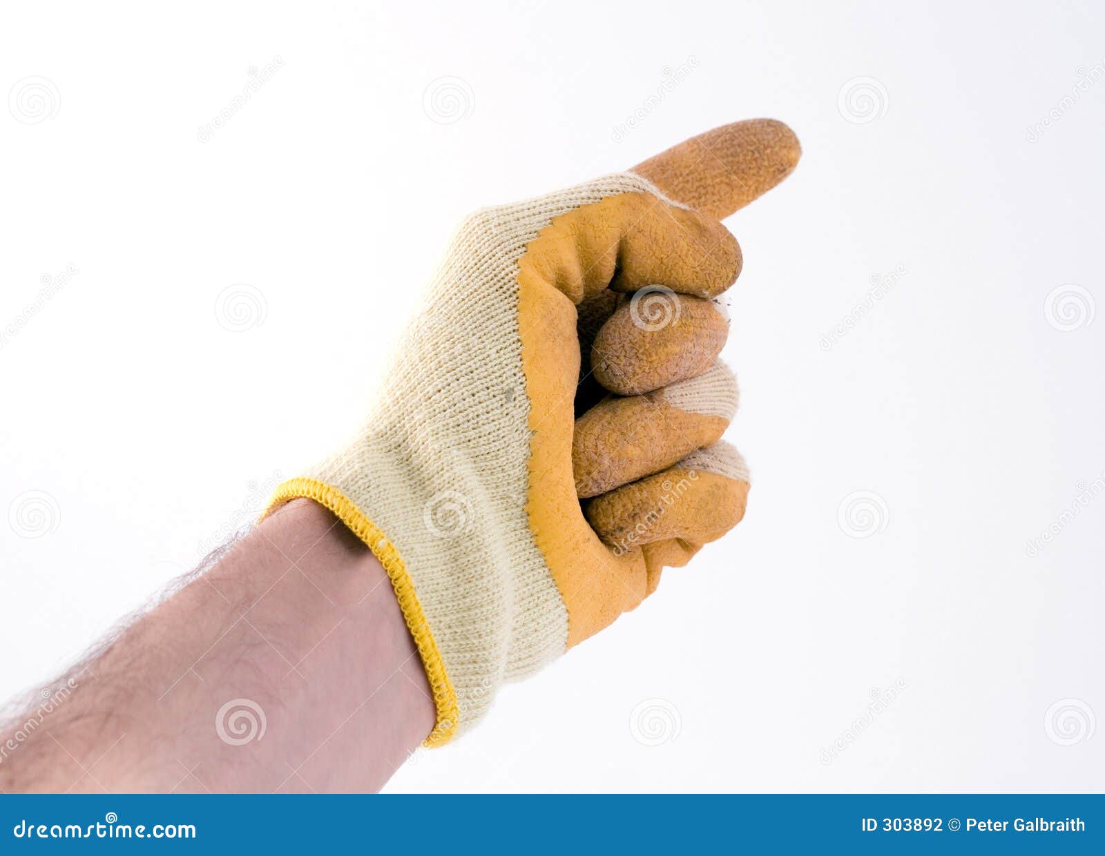 Gloved hand stock photo. Image of fingers, away, garden - 303892