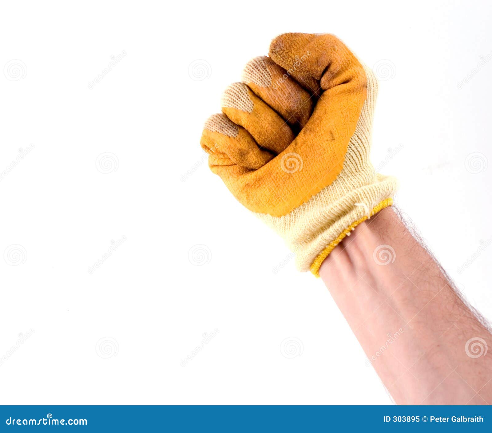 Gloved hand stock image. Image of angry, close, yard, home - 303895