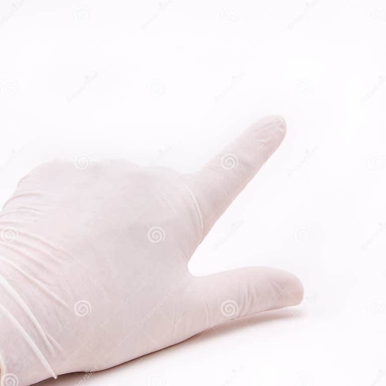Gloved Hand Gesture stock image. Image of concepts, finger - 12122405