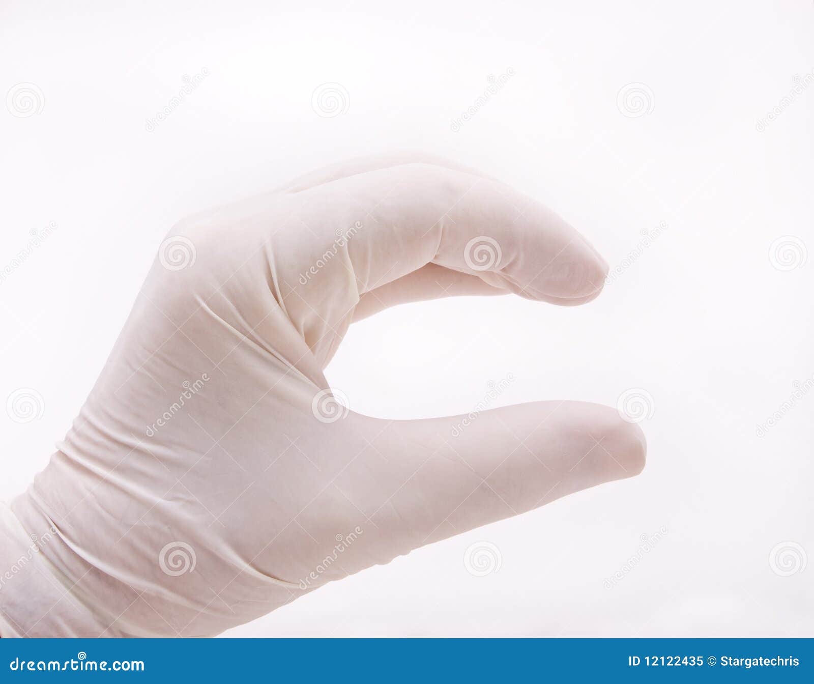 Gloved Hand Gesture stock image. Image of clean, latex - 12122435