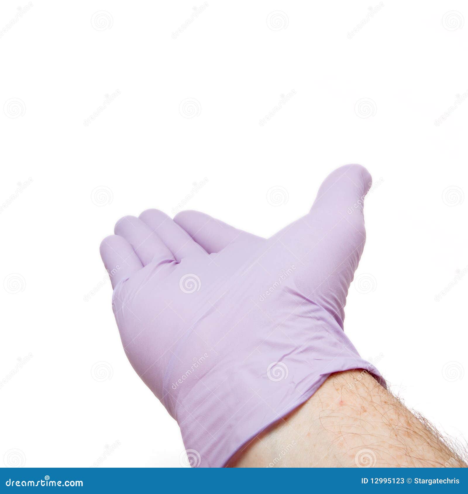 Gloved hand gesture stock image. Image of hospital, hygiene - 12995123