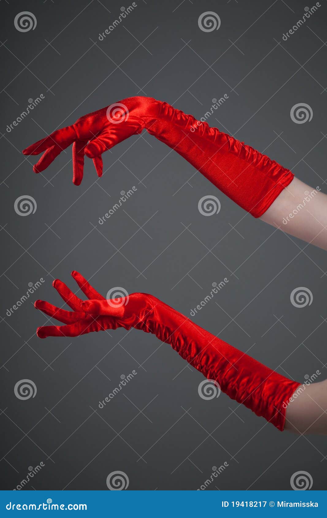 Gloved hands stock image. Image of drawing, human, glamour - 19418217