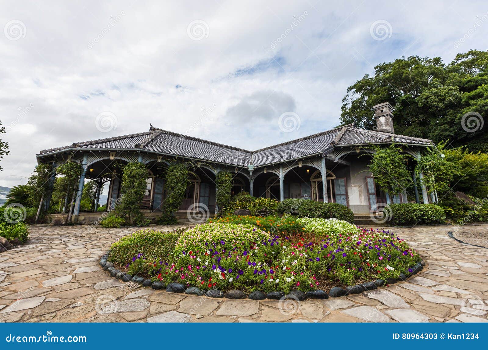Glover Garden in Nagasaki, Japan Stock Image - Image of window, tourist ...