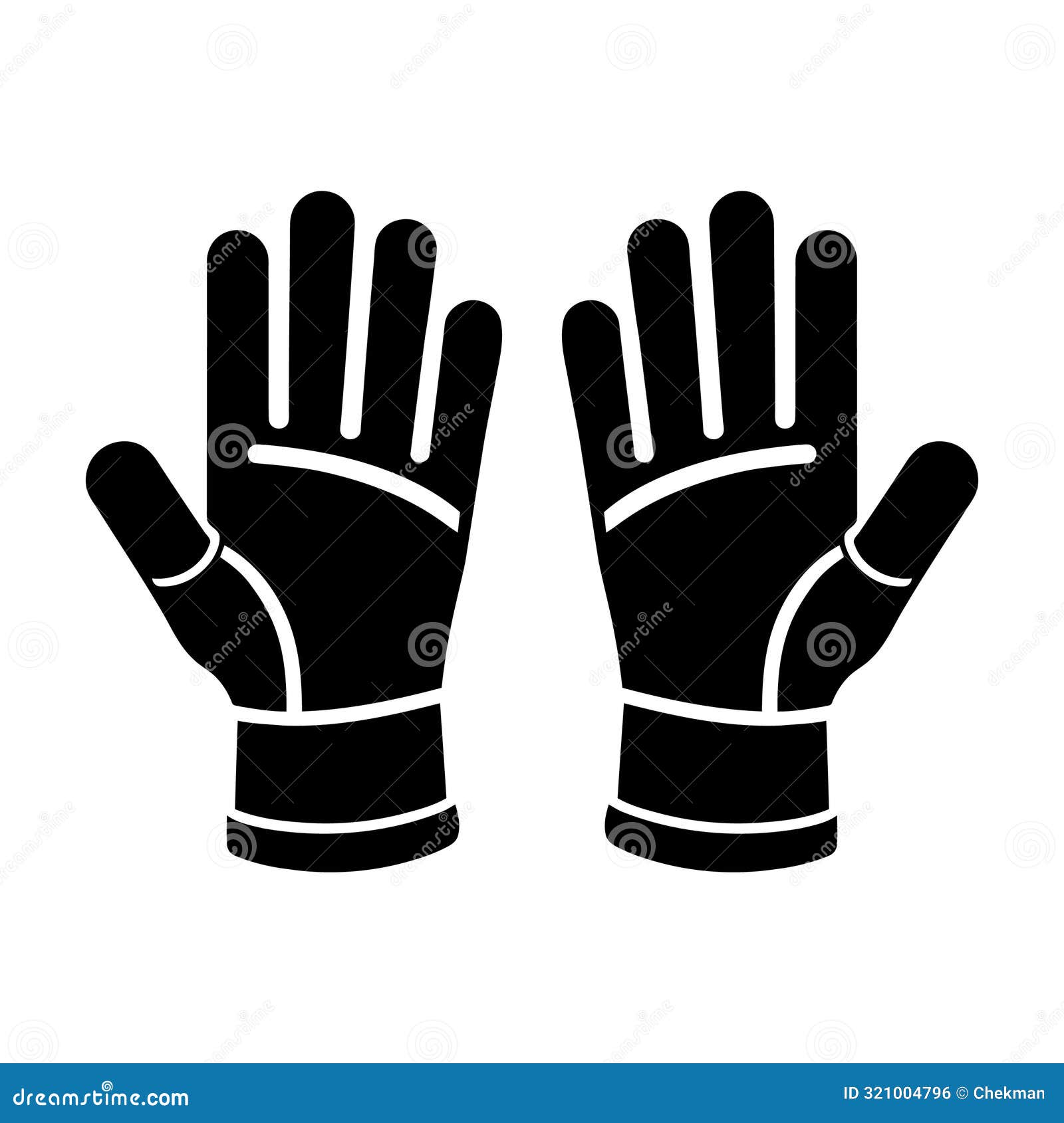 Gloves Icon. Gloves Logo Design in Flat Design Stock Vector ...