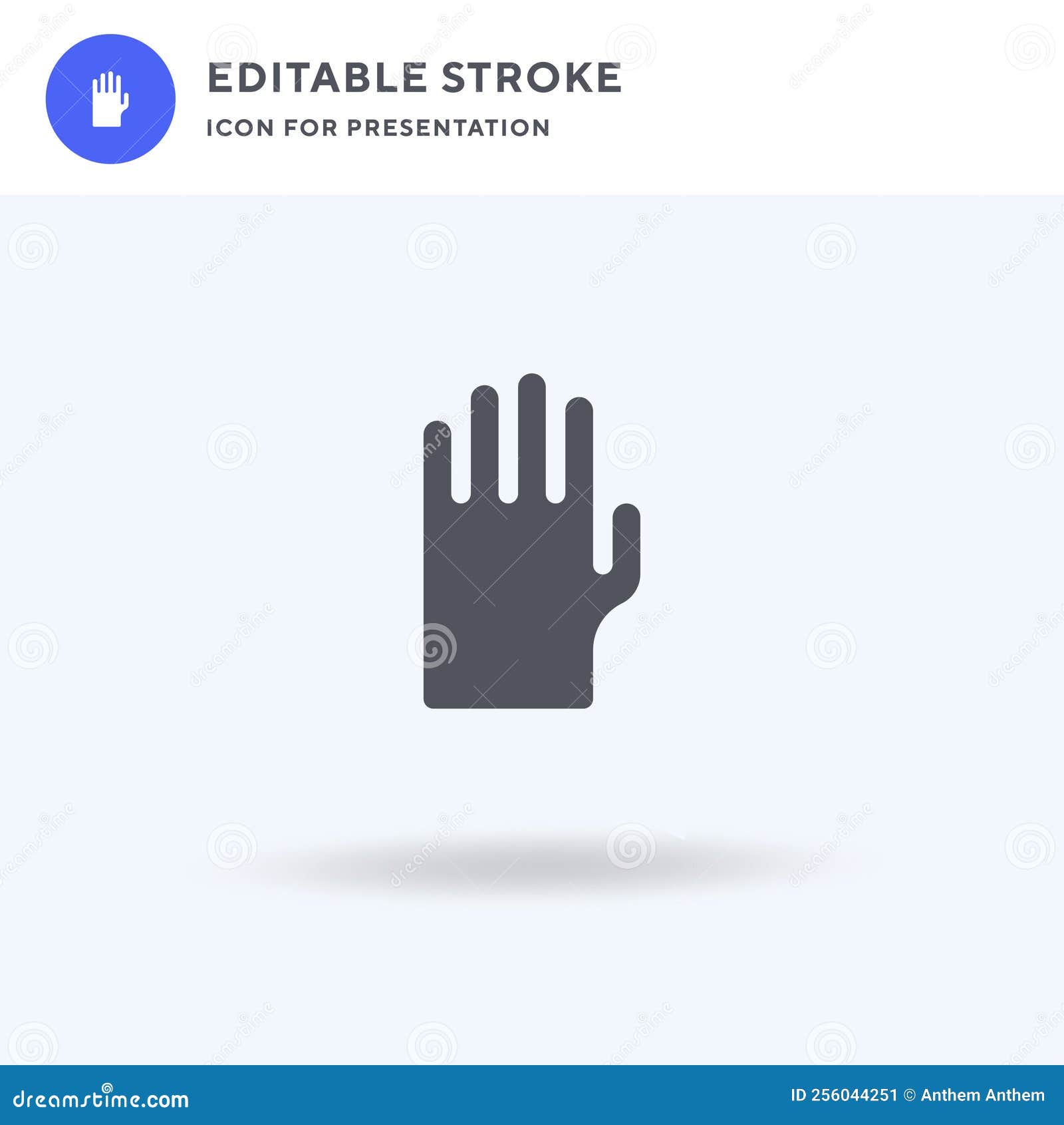 Gloves Icon Vector, Filled Flat Sign, Solid Pictogram Isolated on White ...