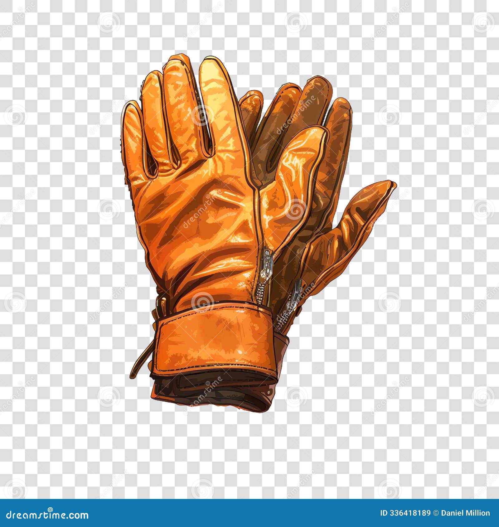 Gloves Transparent Background Realistic Element Stock Illustration ...