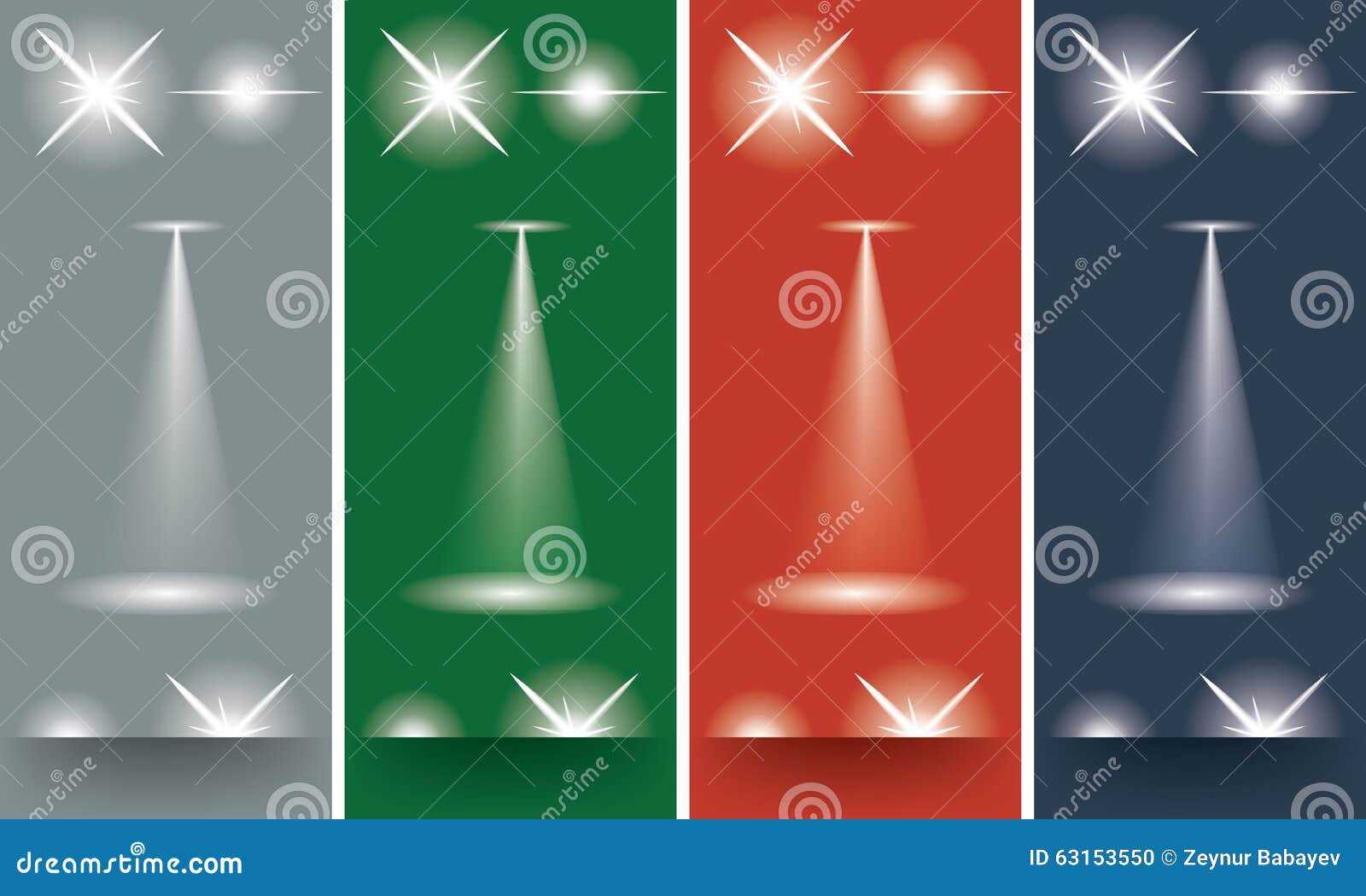 Glow Beam Light Effect Stars Bursts Sparkles On Different Background ...