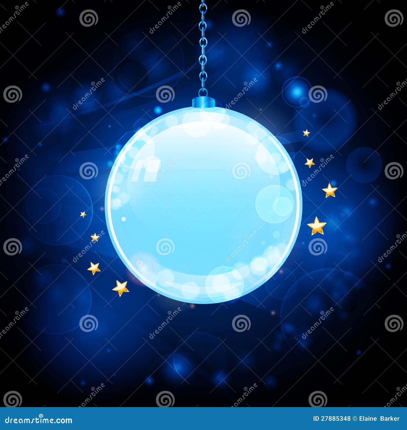 Glow Blue Bauble Background Stock Vector - Illustration of christmas ...