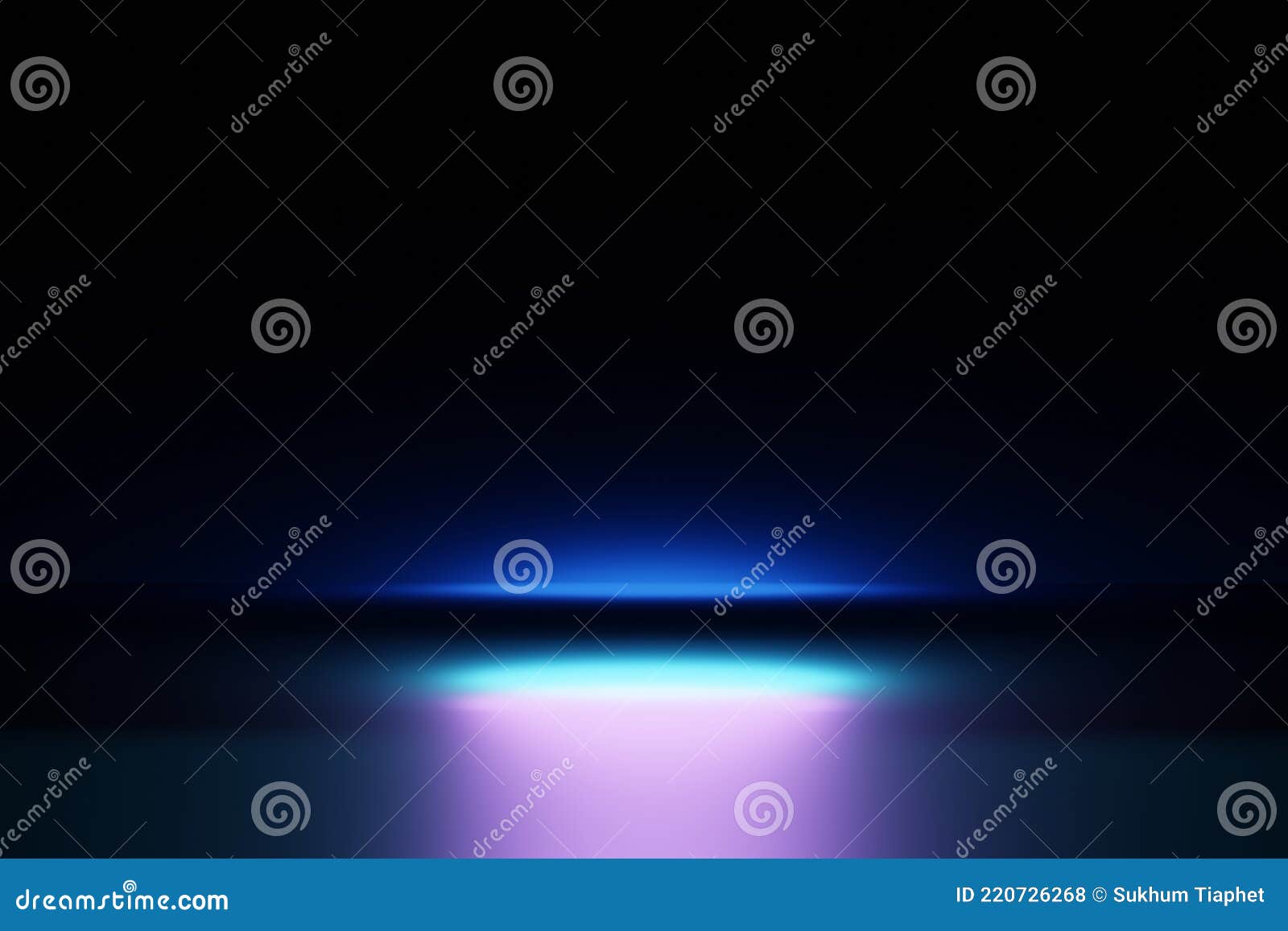 Glow Blue Light Effect on Dark Blue Background Stock Illustration ...