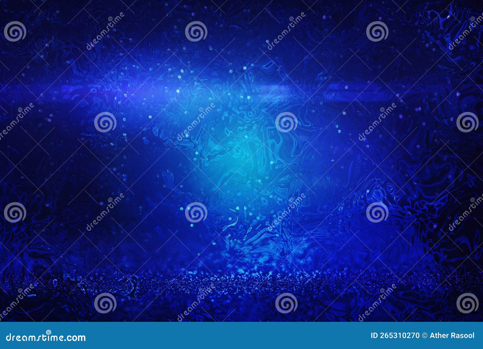 Glow Blue Light Effect on Dark Blue Background, Abstract Blue Bokeh ...