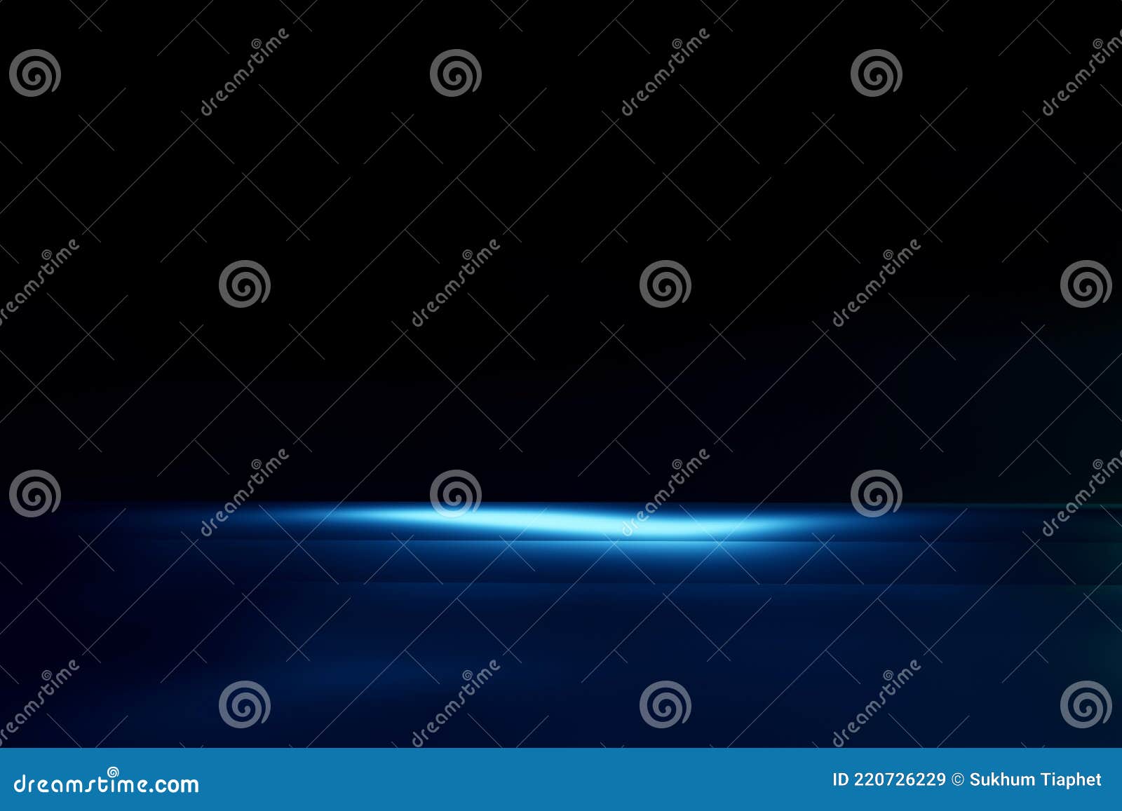 Glow Blue Light Effect on Dark Blue Background Stock Illustration ...
