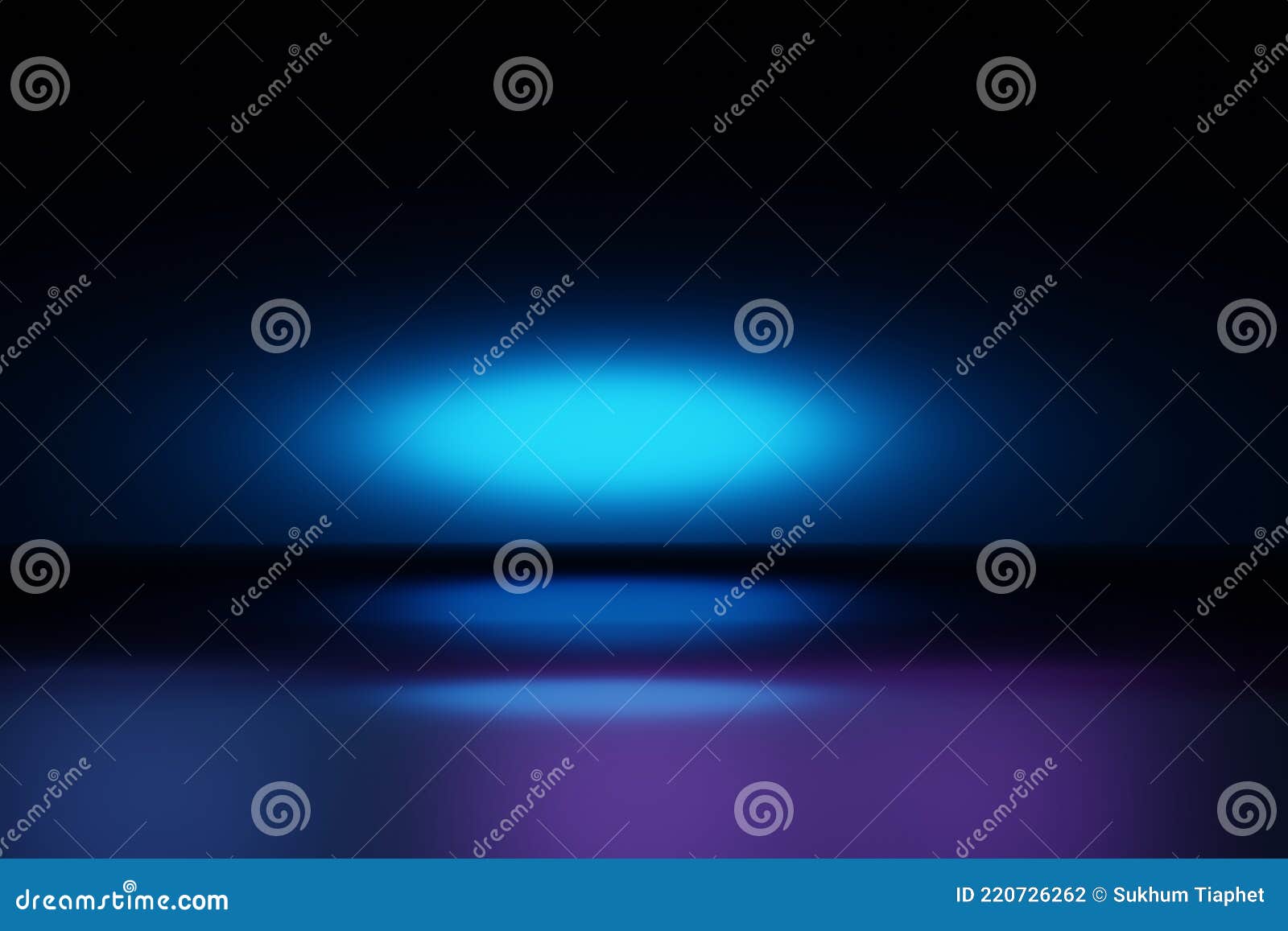 Glow Blue Light Effect on Dark Blue Background Stock Illustration ...