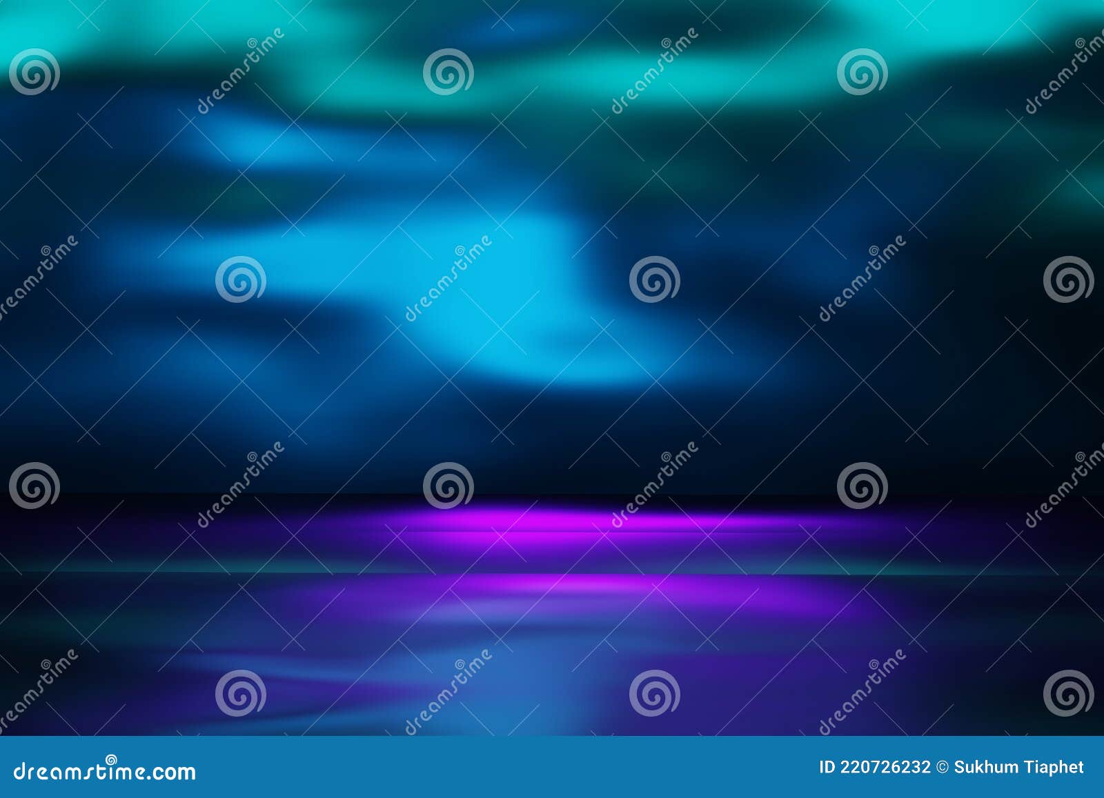 Glow Blue Light Effect on Dark Blue Background Stock Illustration ...