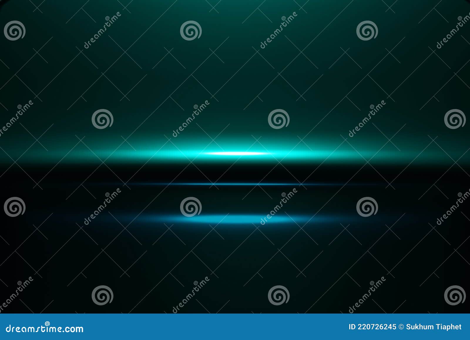 Glow Blue Light Effect on Dark Blue Background Stock Illustration ...