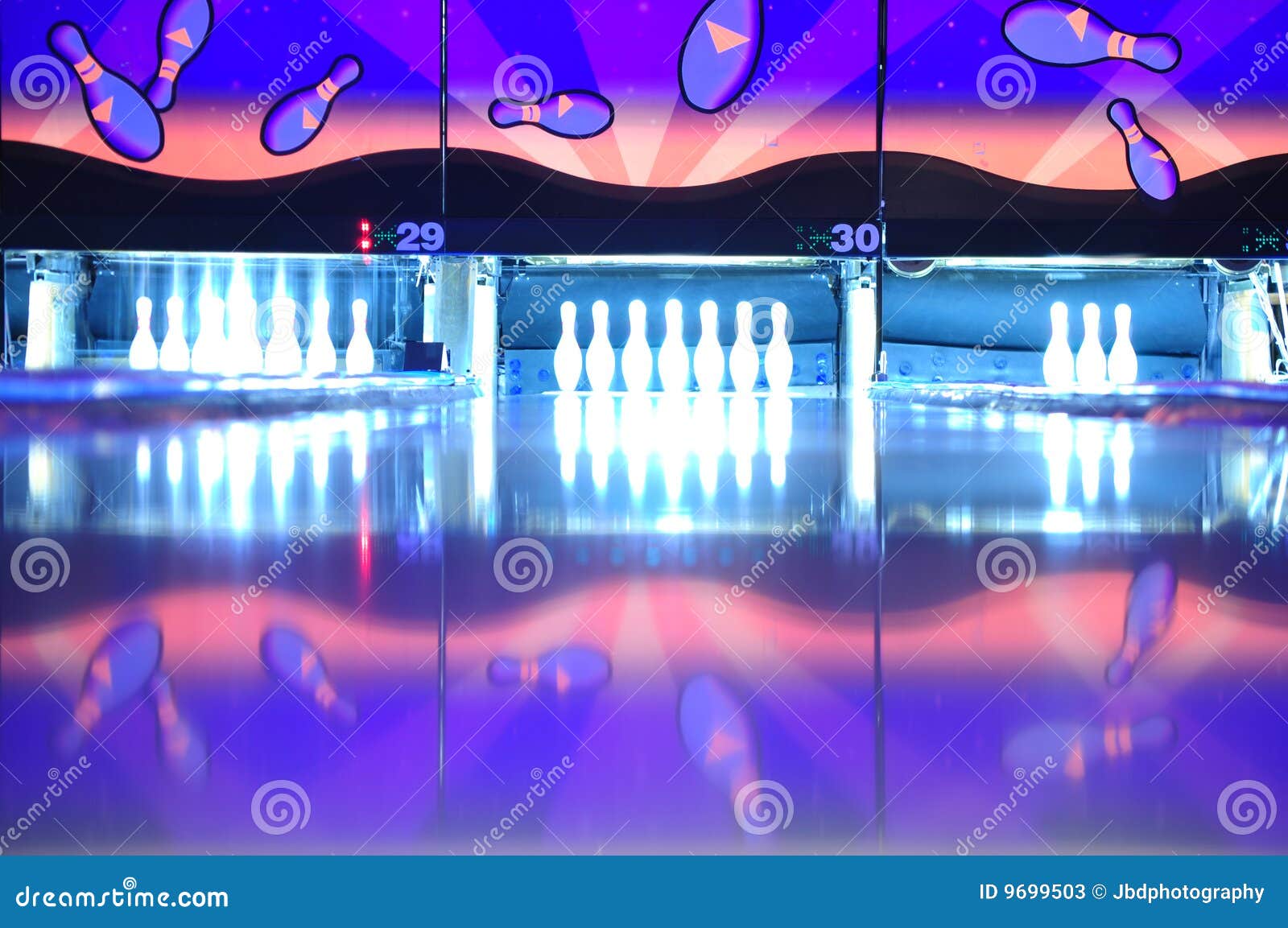 Glow bowling stock image. Image of ball, bowling, rack - 9699503