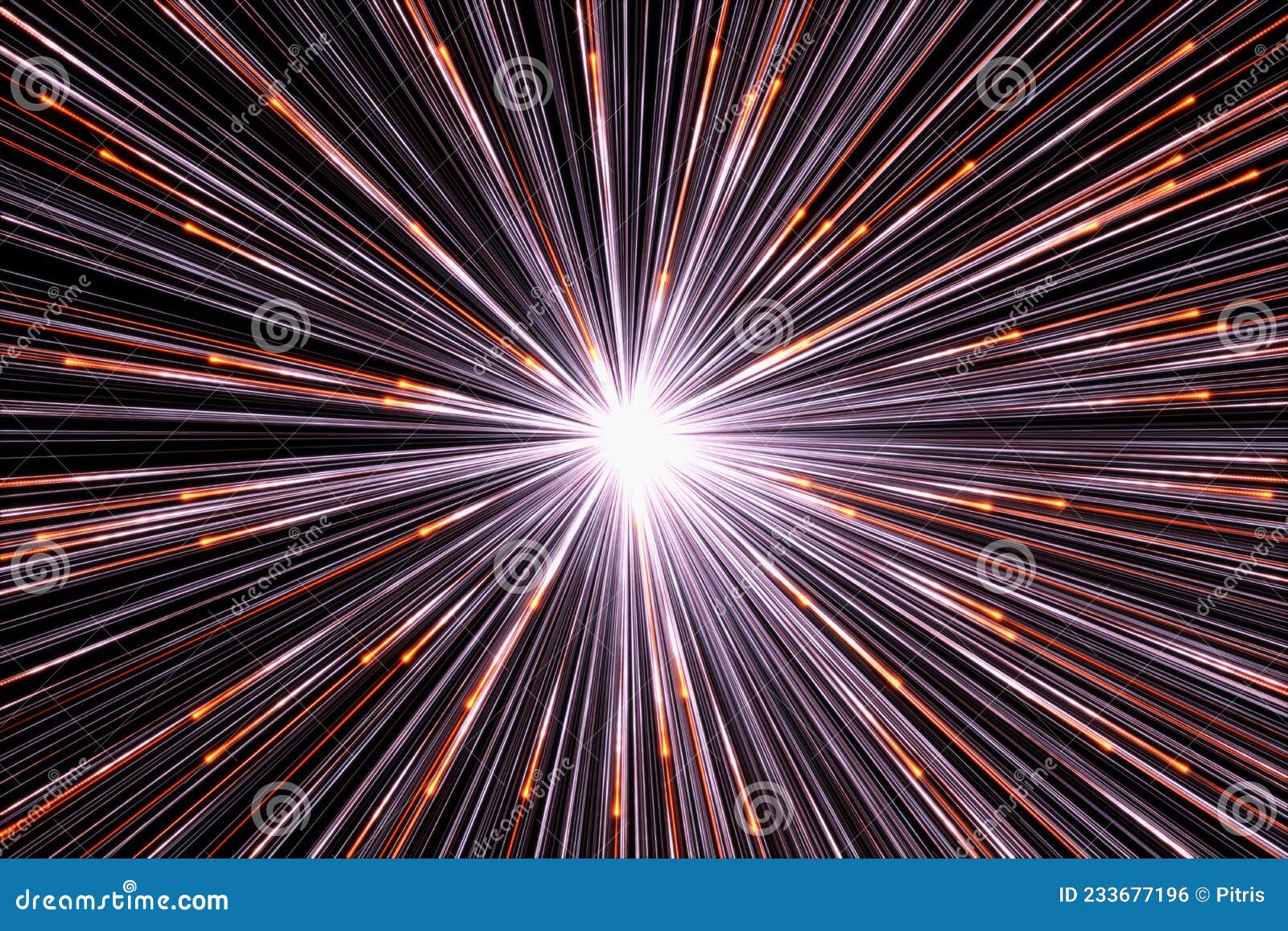 Glow Color Light Particles Explosion Stock Illustration - Illustration ...