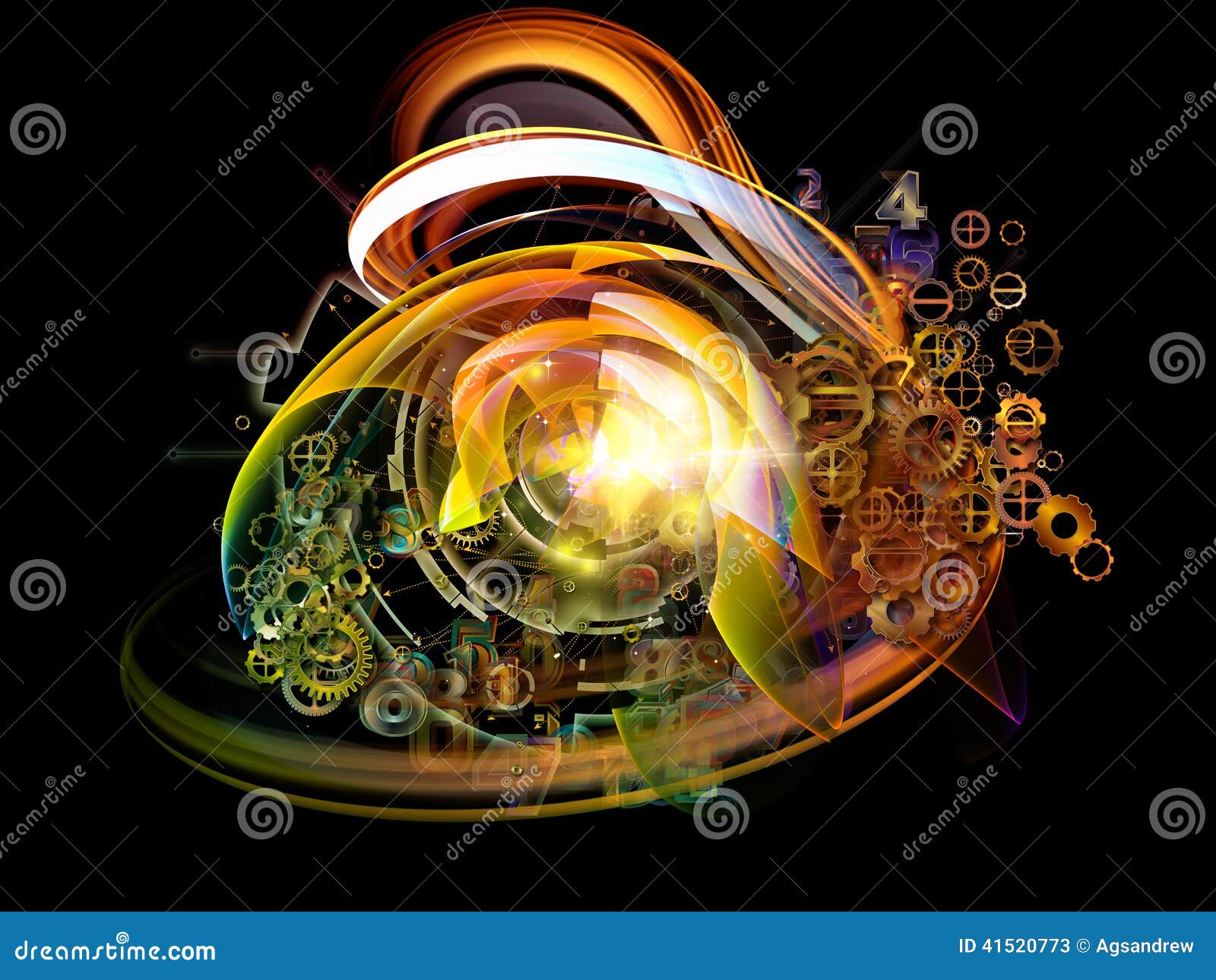 Glow of Design Element stock illustration. Illustration of cloud - 41520773