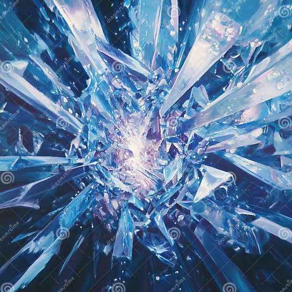 Glow Effect. Stellar Explosion. Spectrum Light Rays Illustration Stock ...