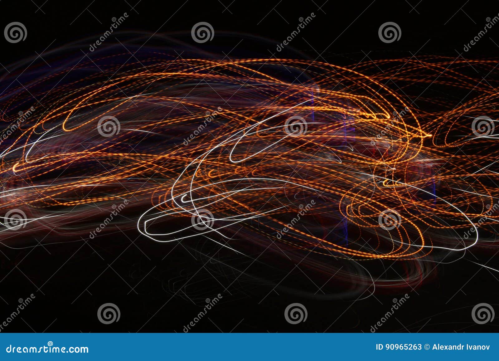 Glow Energy Wave. Lighting Effect Abstract Background Stock Image ...