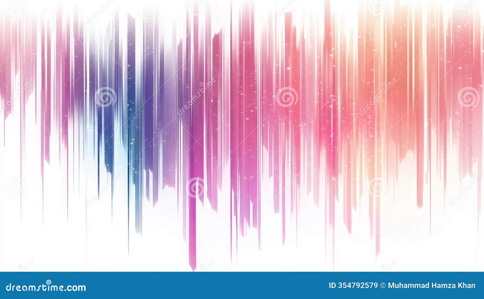 Glow Glitch Abstraction Background with Vertical Rain. Stock ...