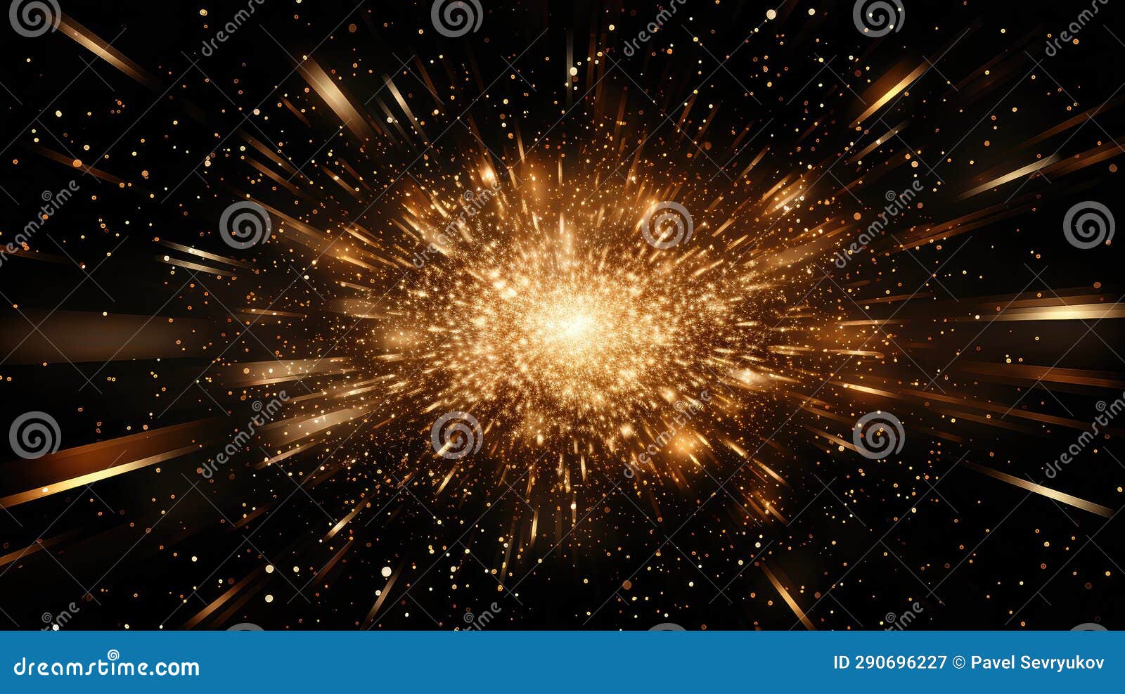 Glow Glittering Particle Explosion Stock Illustration - Illustration of ...