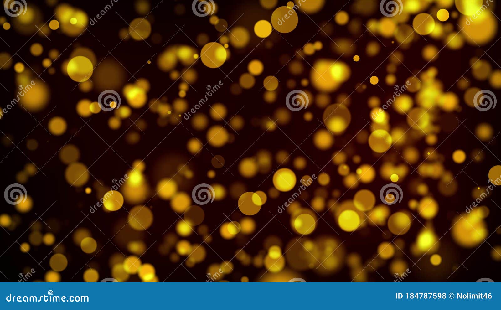 Glow Golden Particles. Sand Effect. 3d Rendering. Stock Illustration ...