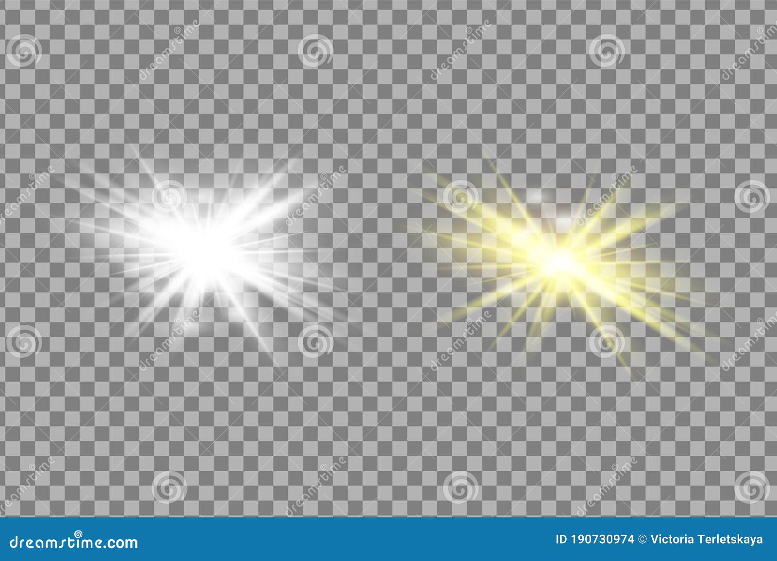 Glow Isolated White Light Effect, Lens Flare, Explosion, Glitter, Line ...
