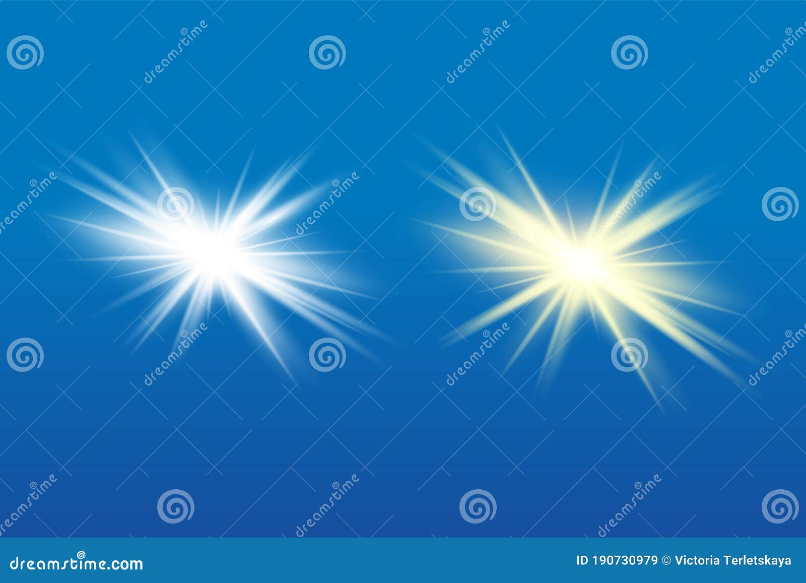Glow Isolated White Light Effect, Lens Flare, Explosion, Glitter, Line ...