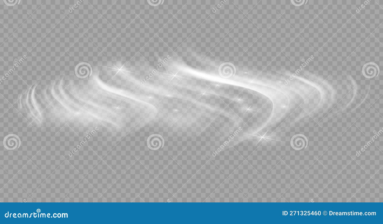 Glow Isolated White Transparent Light Effect. Vector Illustration for ...