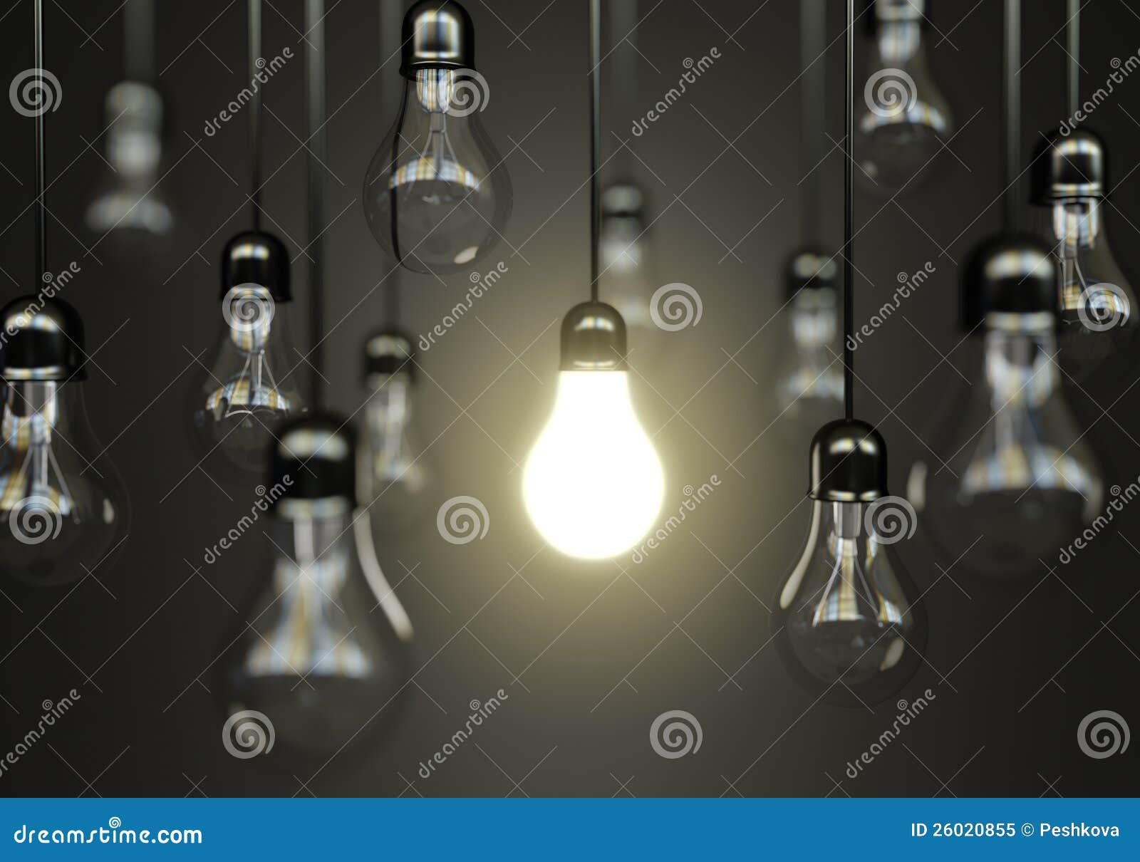 Glow lamp stock image. Image of electricity, filament - 26020855